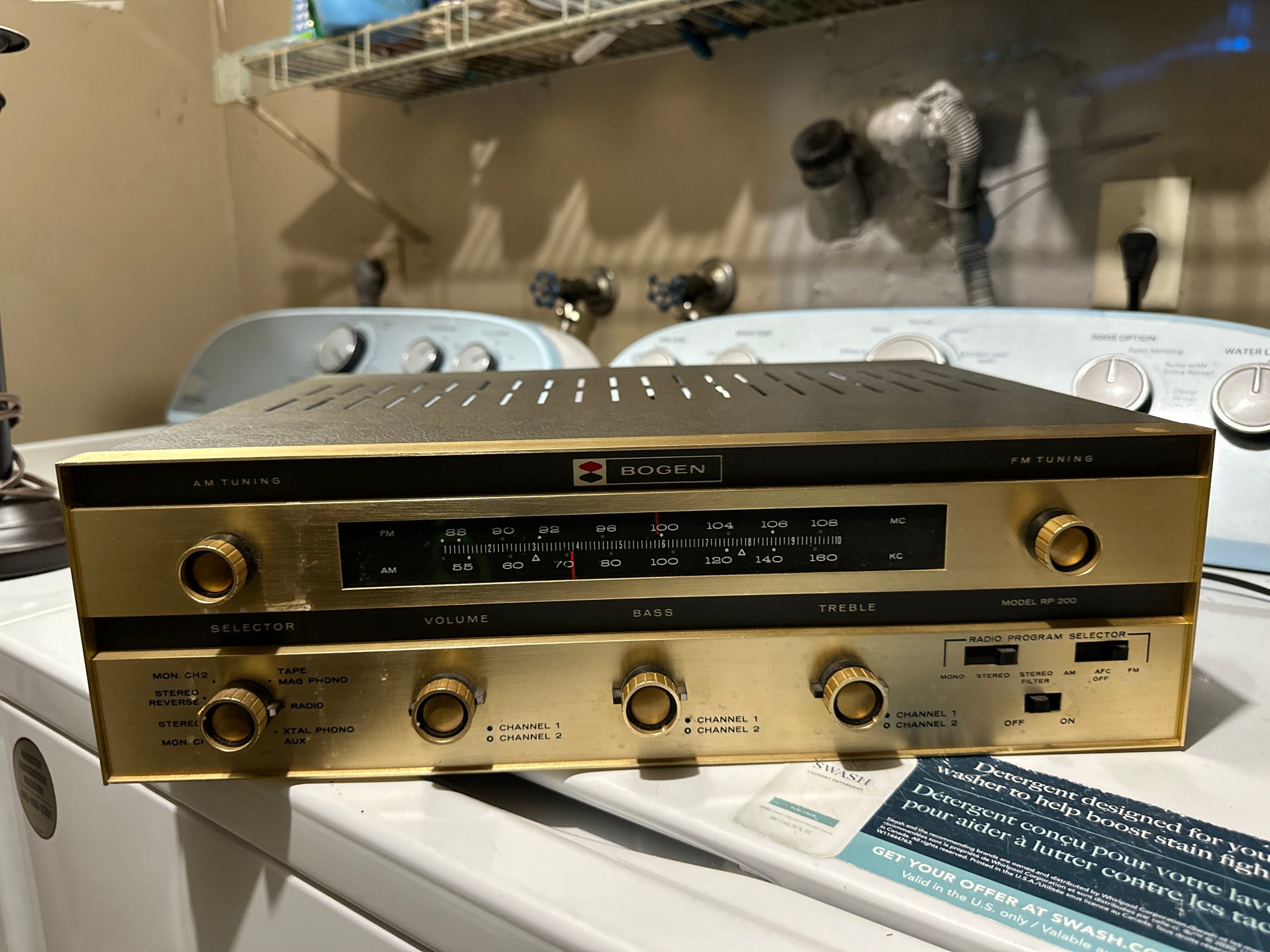 Vintage Bogen RP 200 B-101 Tube Amp Receiver #20294 | Auctionninja.com