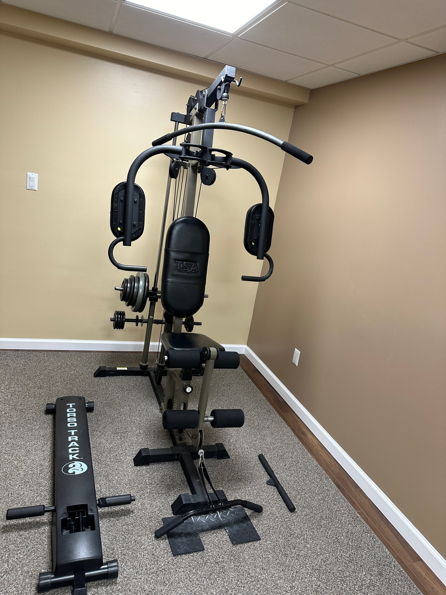 TSA Total Sports America Weight Machine YOU MUST DISMANTLE AND REMOVE ...