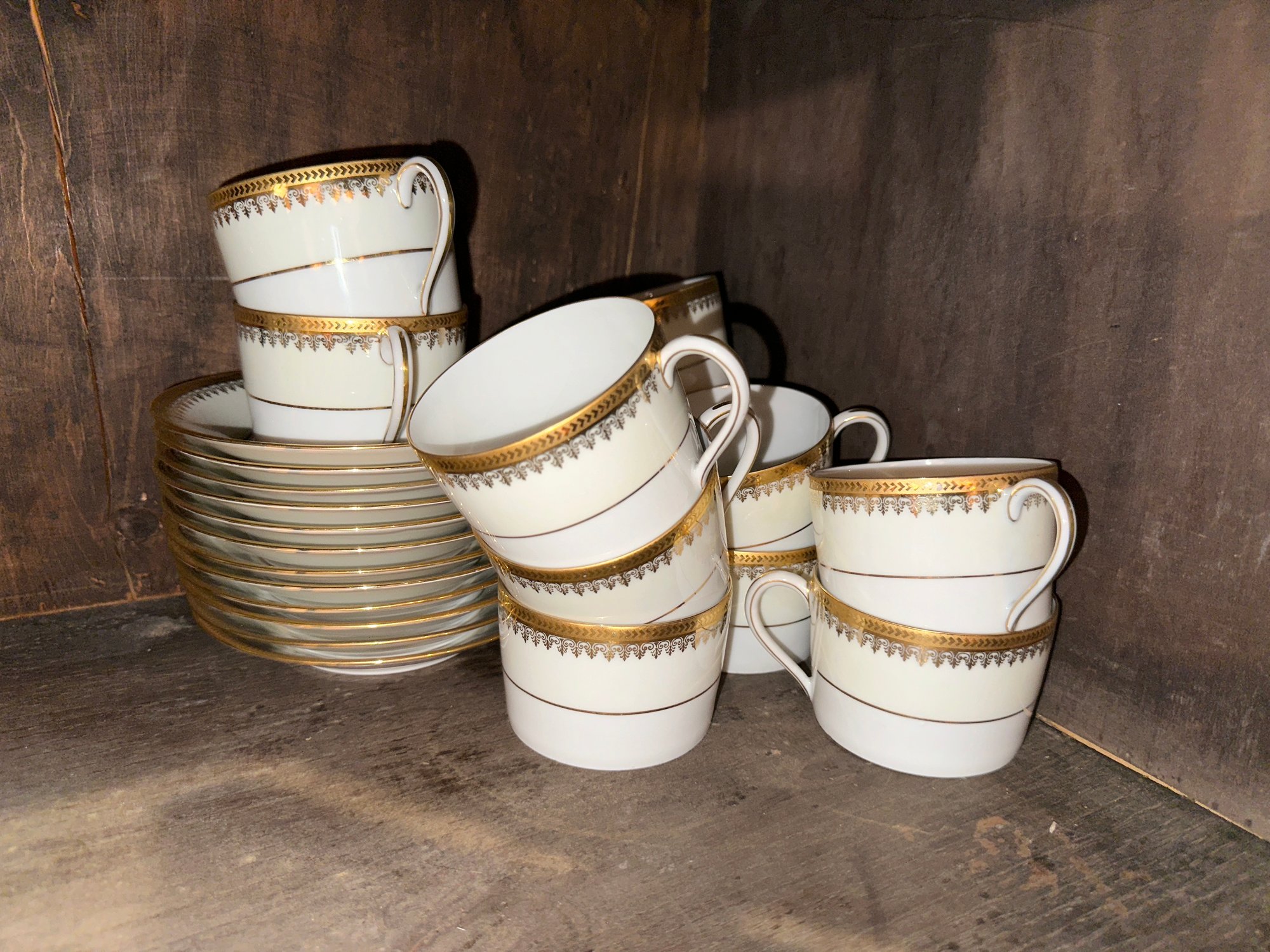 24 Piece Limoges China French Depose Dinner Set #11830 | Auctionninja.com