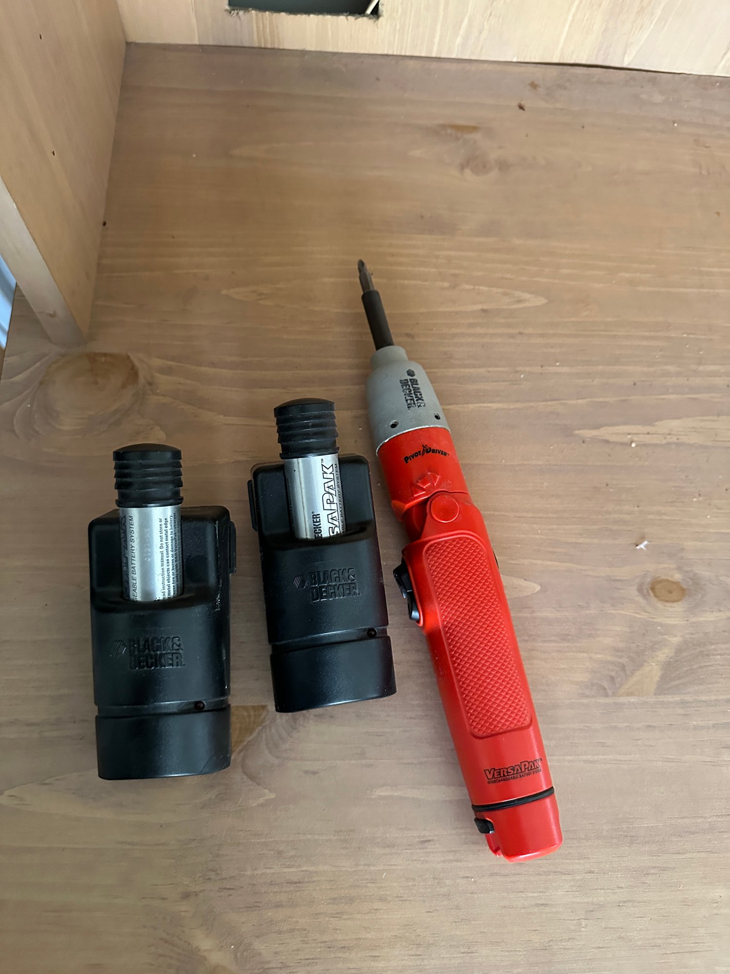 Black & Decker Pivot Driver With Two Batteries Untested #19004 ...