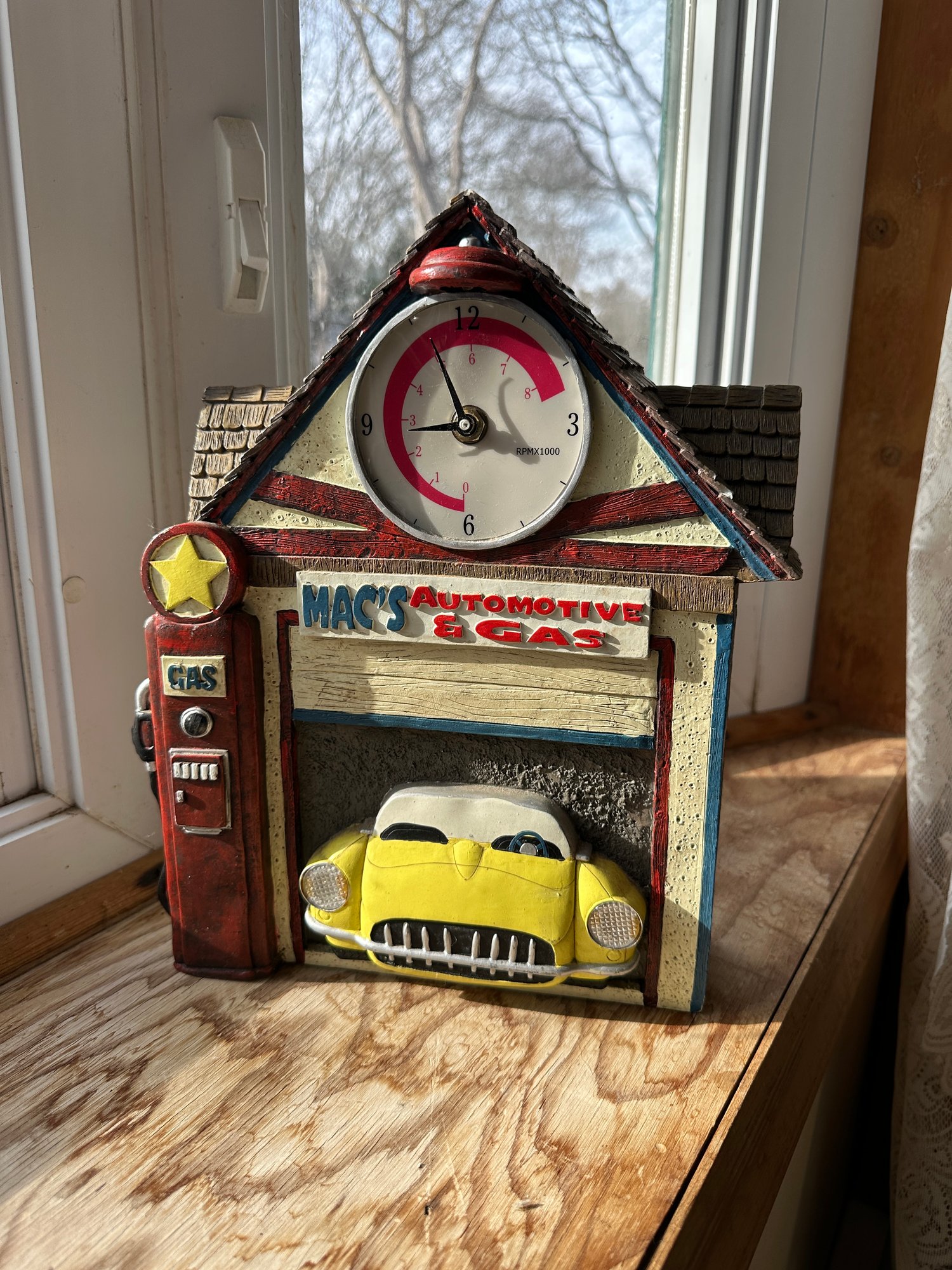 Automotive Wall Clock Mac's Automotive And Gas Heavy High Quality ...