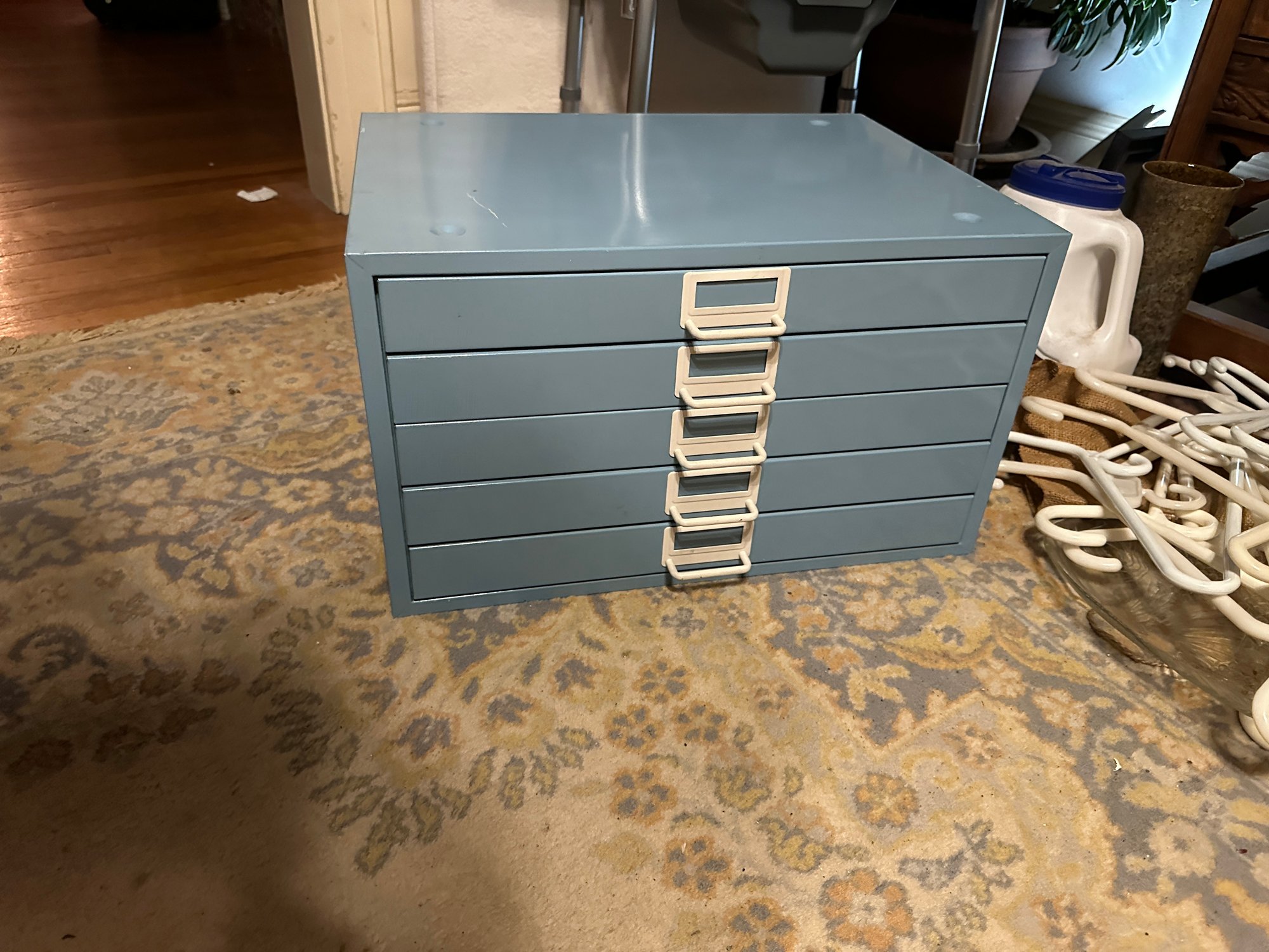 Vintage Steel 5 Drawer Metal Draws #14561 | Auctionninja.com