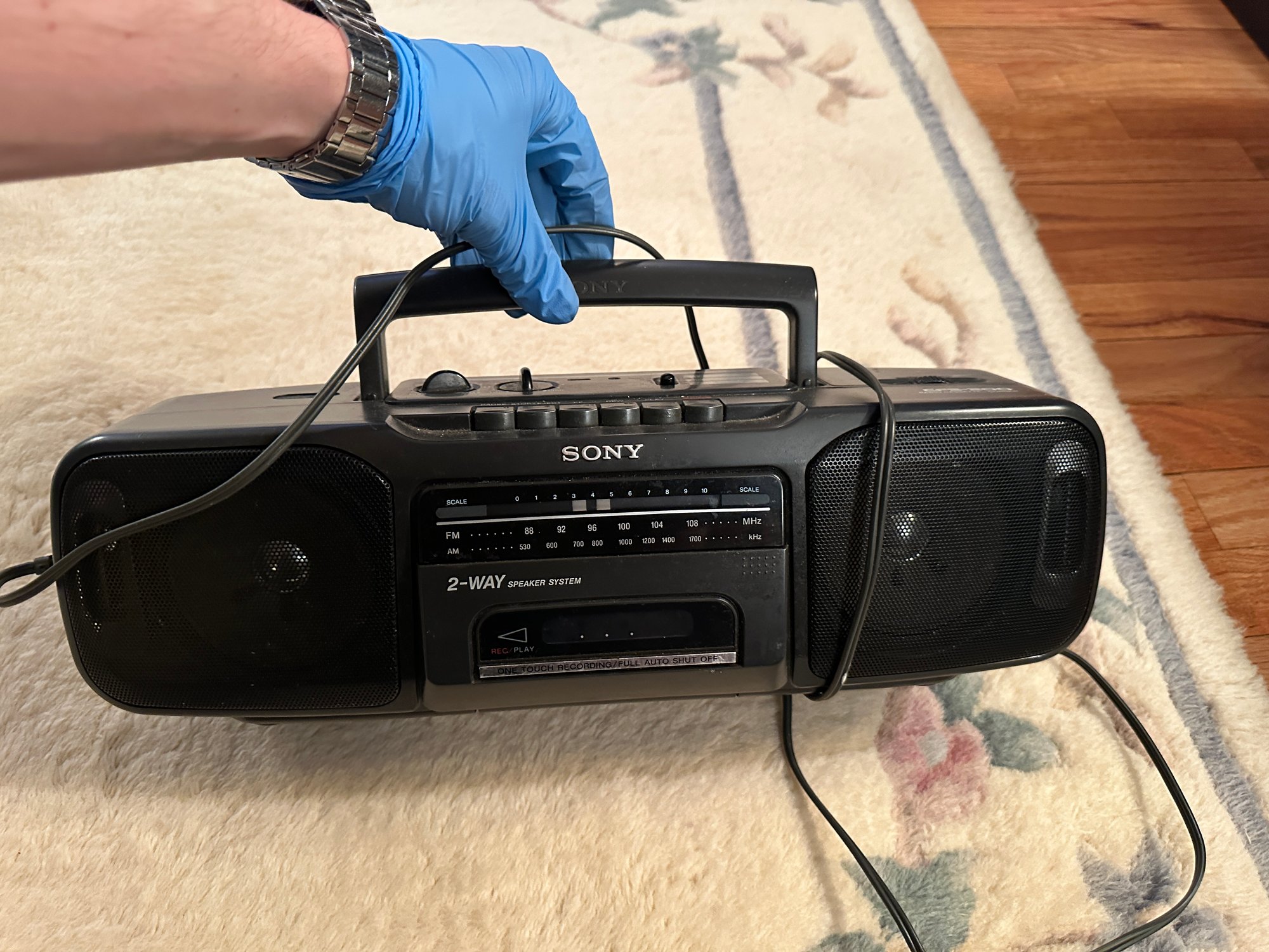 Sony CFS-200 Stereo Radio Cassette Recorder - 2 Way Speaker System ...