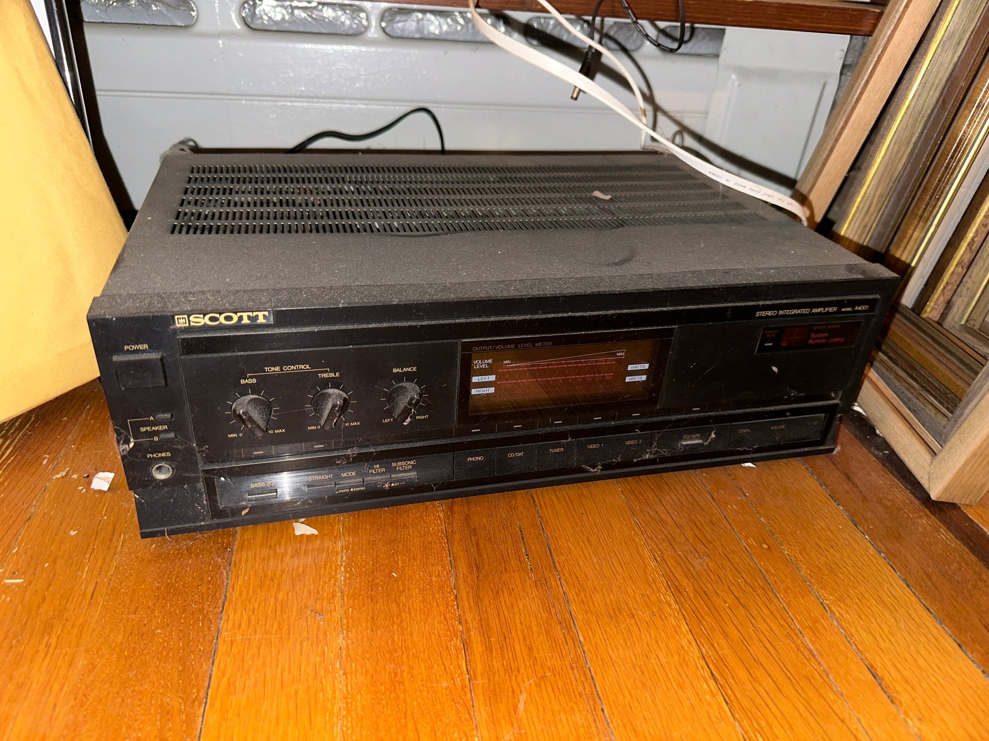 Scott Stereo Integrated Amplifier Model A4001 #14238 | Auctionninja.com