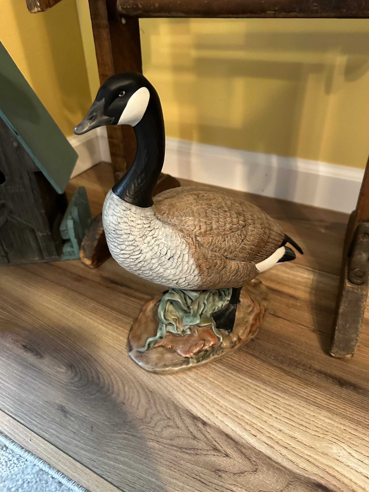 Vintage Large HOLLAND MOLD Ceramic Bisque Hand Painted Goose #15276 ...