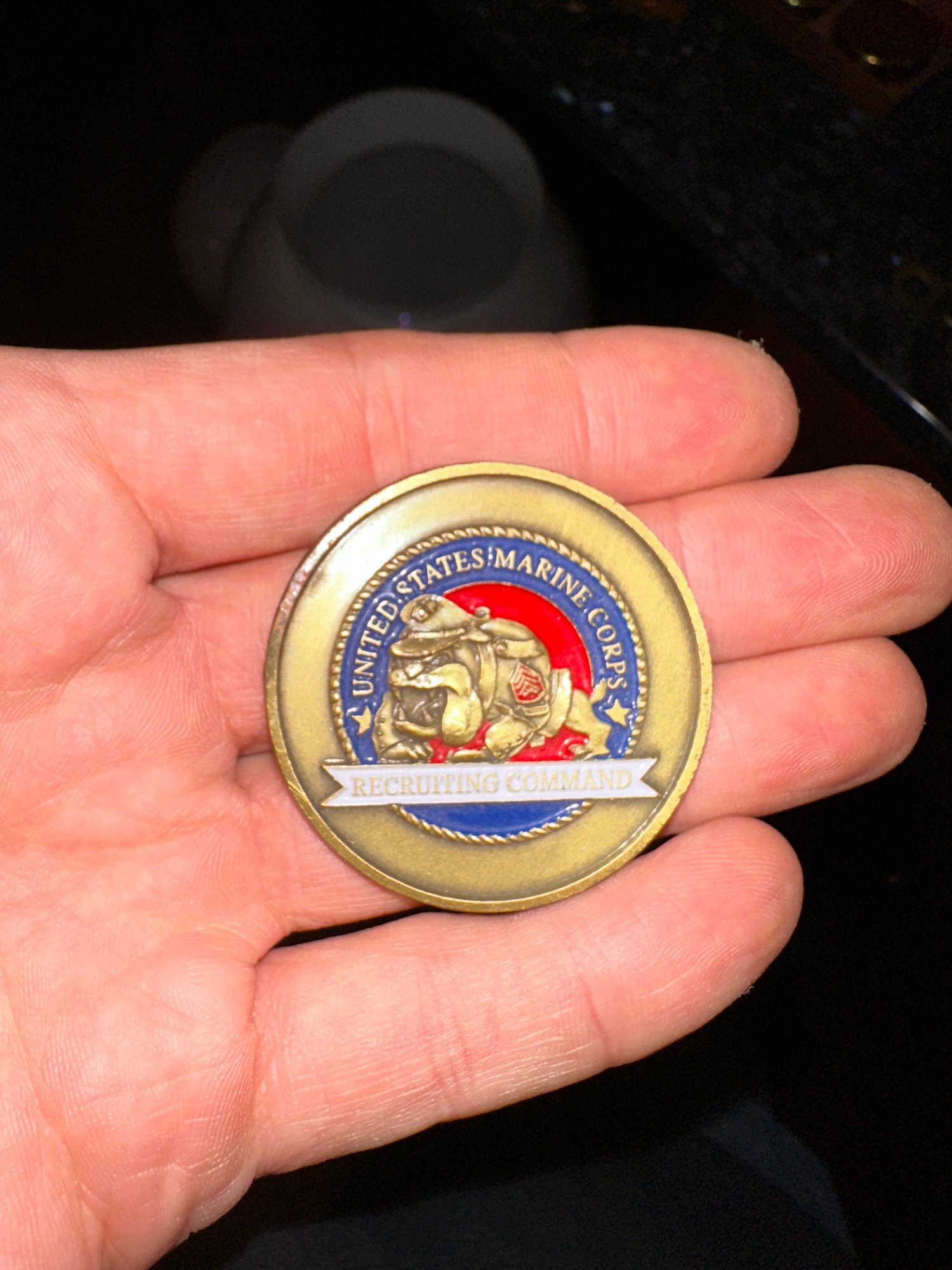 USMC United States Marine Corps Recruiting Command Challenge Coin ...
