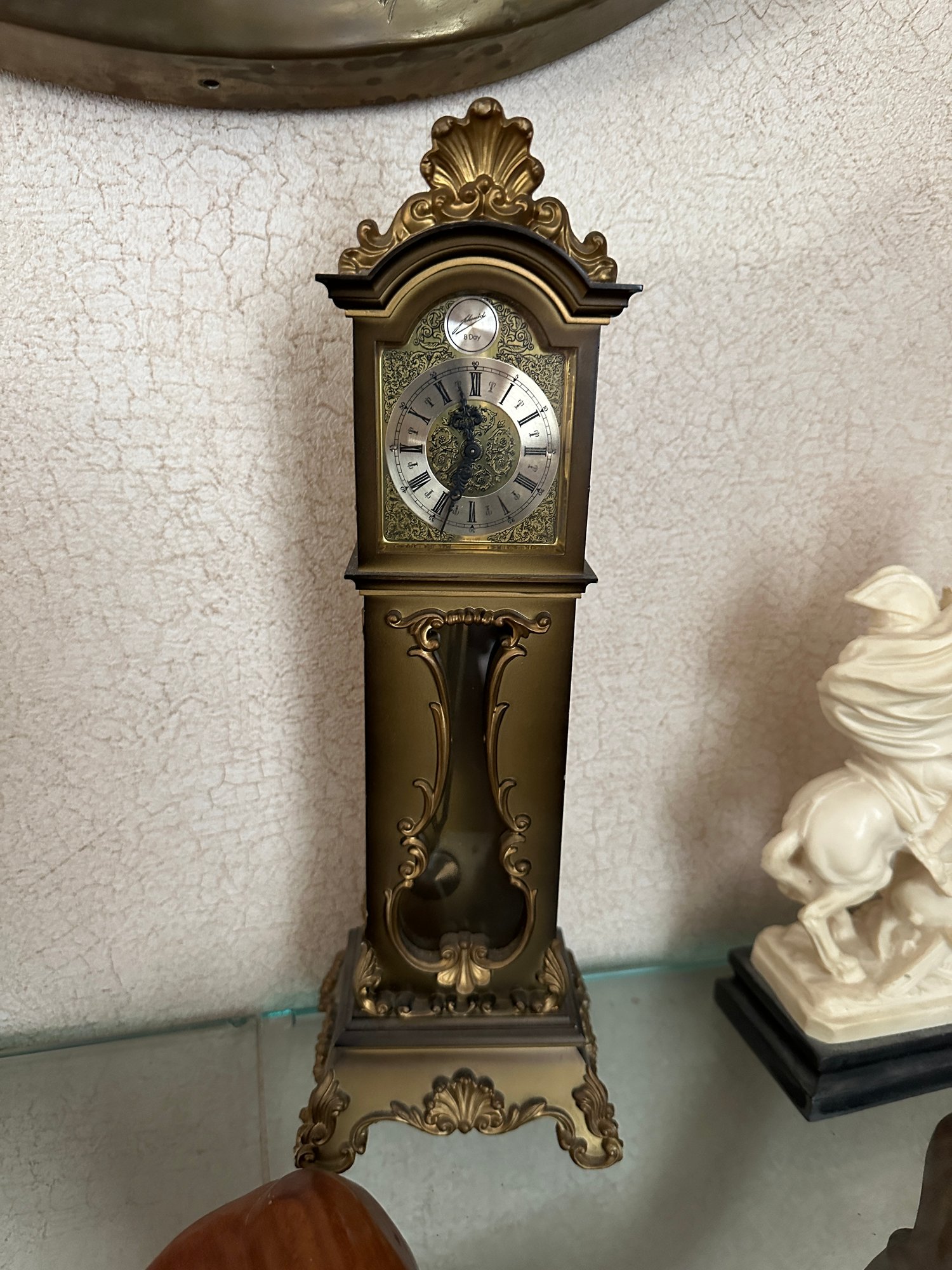 Vintage German SCHMID 8 Day Grandfather Clock With Pendulum #20315 ...