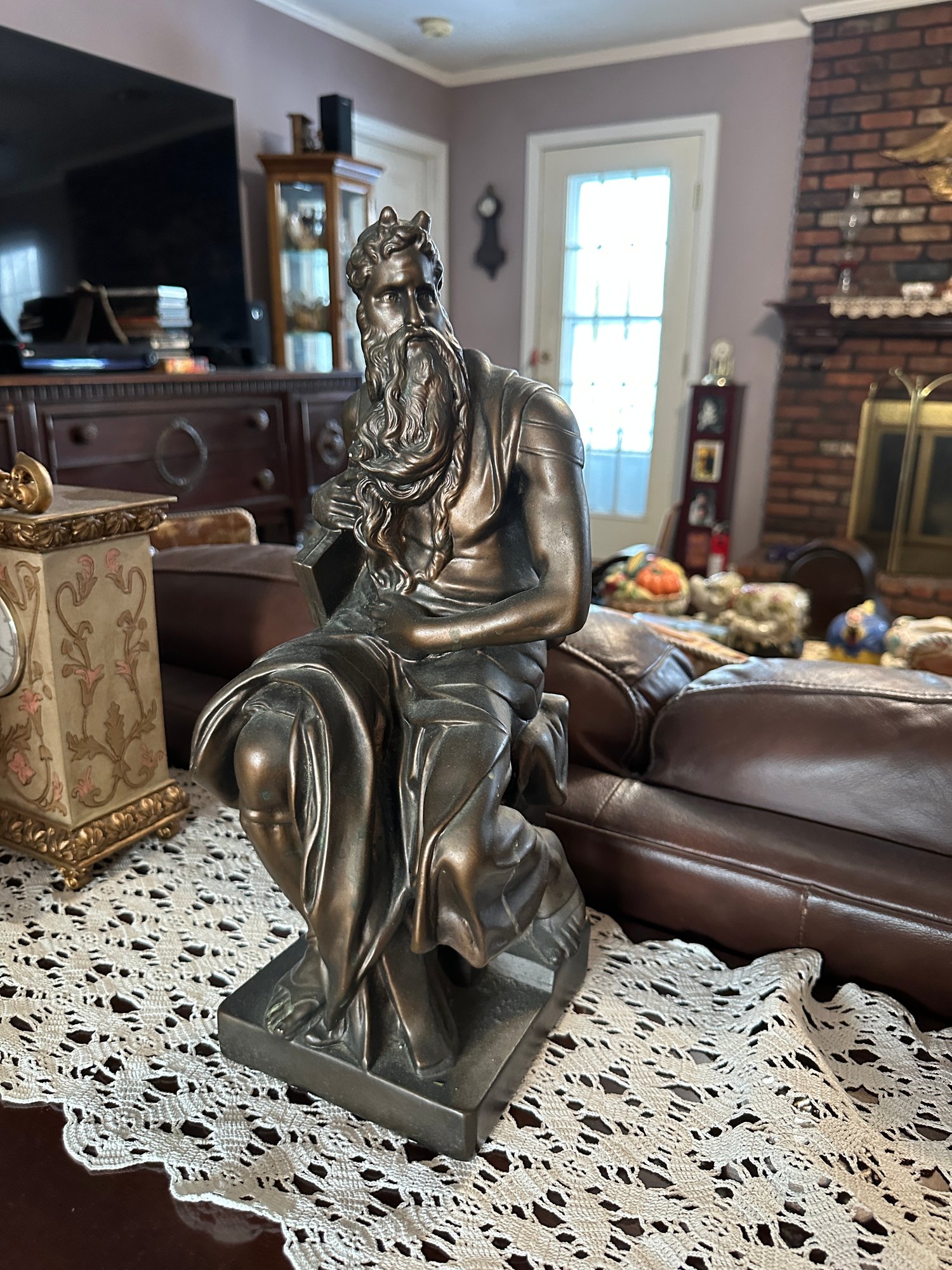 Alexander Backer Moses Di Michelangelo Sculpture #20514 | Auctionninja.com