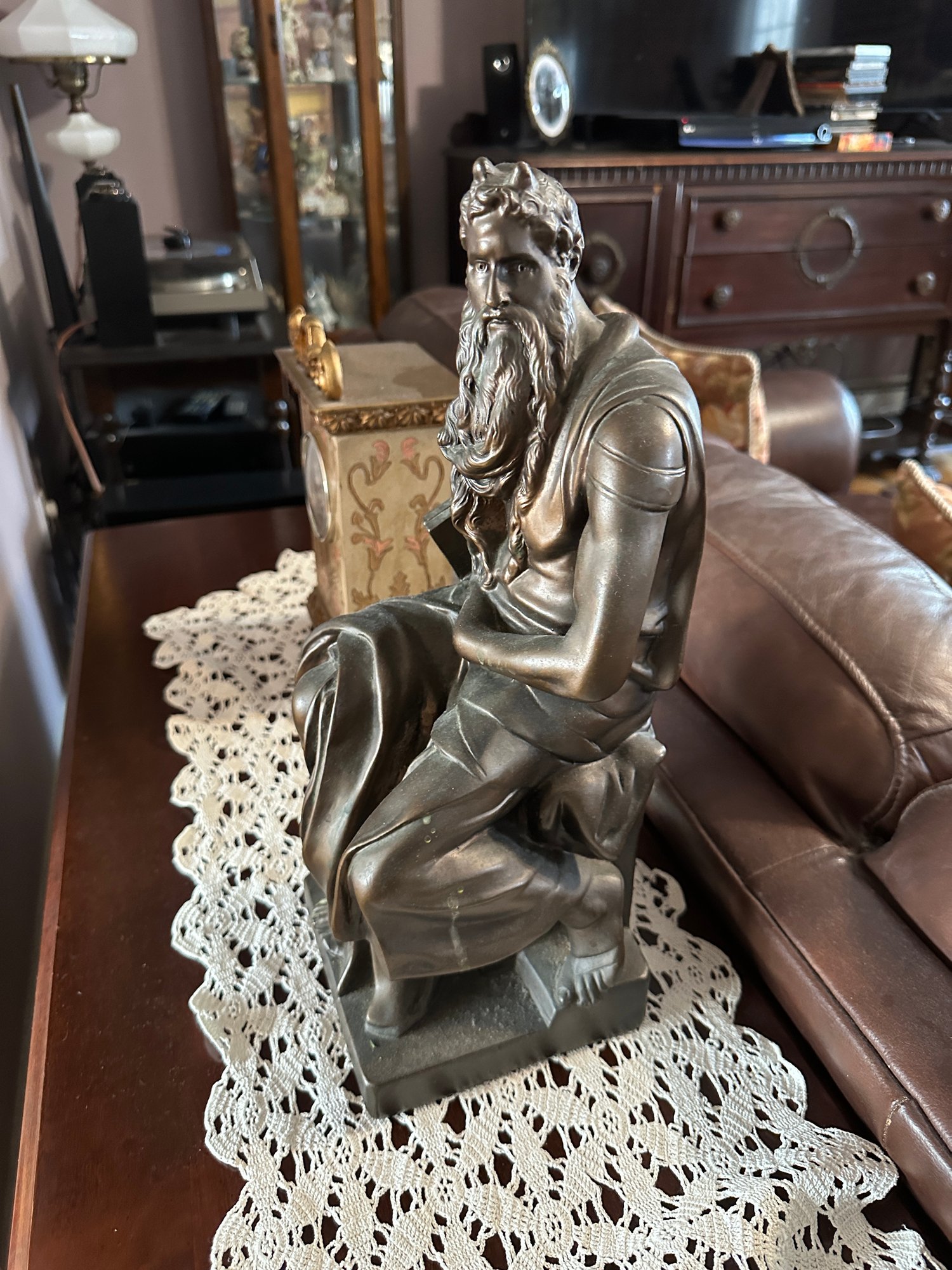 Alexander Backer Moses Di Michelangelo Sculpture #20514 | Auctionninja.com