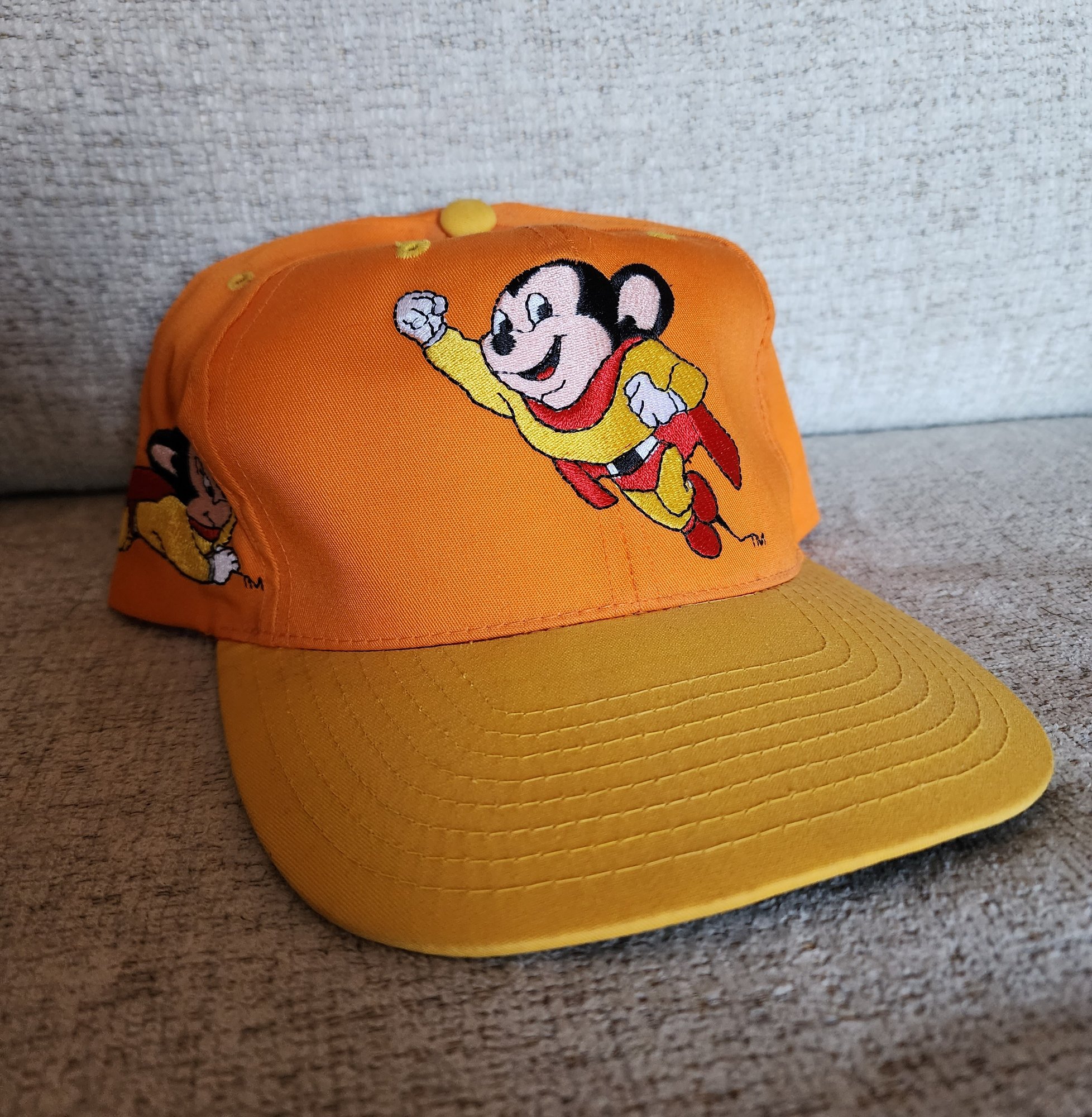 Vintage MIGHTY MOUSE Colorful Snapback Cap Hat #5452 | Auctionninja.com
