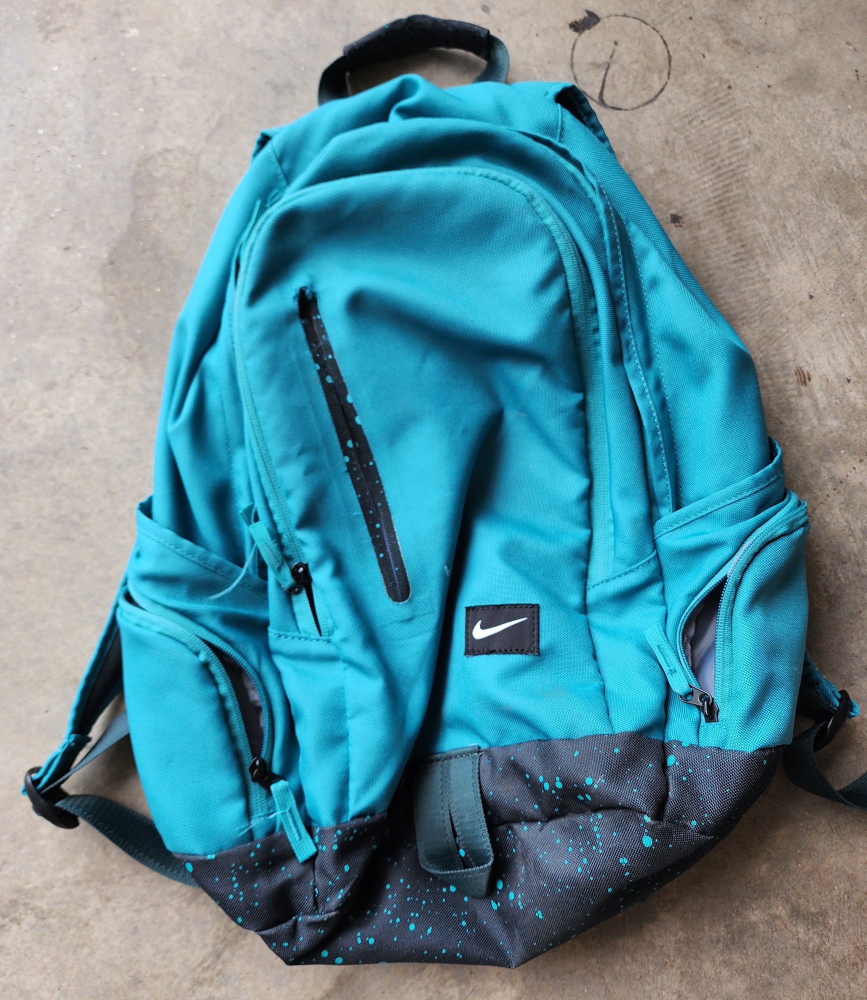 Turquoise Color NIKE Backpack #7827 | Auctionninja.com