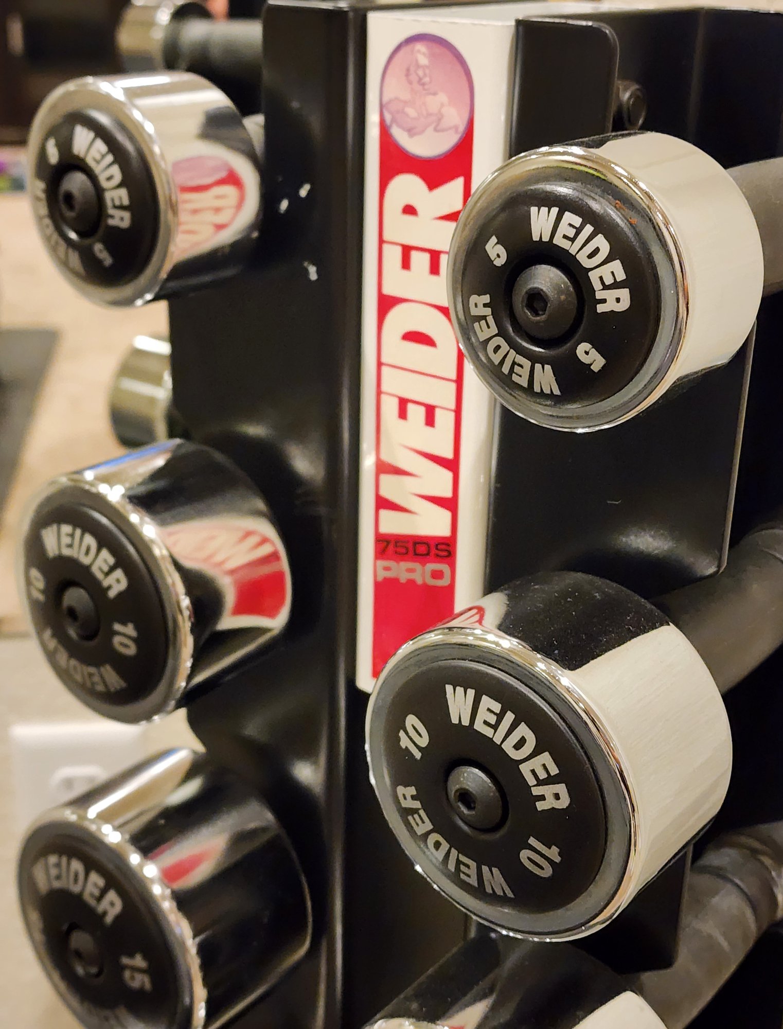 WEIDER 75DS Pro Barbell System With Stand #22897 | Auctionninja.com