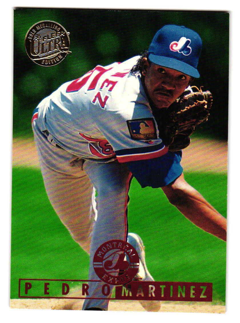 1995 Fleer Ultra Pedro Martinez Gold Medallion Parallel Baseball Card ...