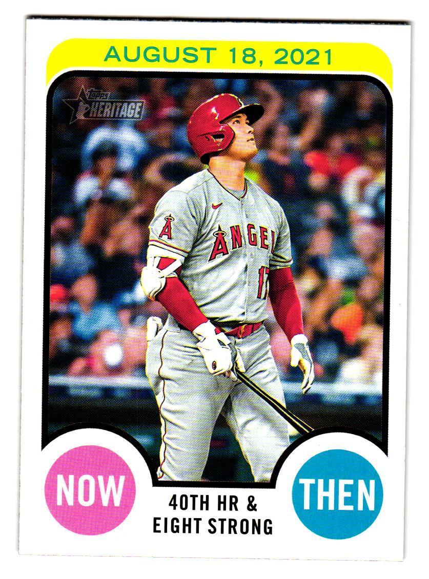 2022 Topps Heritage High Numbers Shohei Ohtani Insert Baseball Card ...