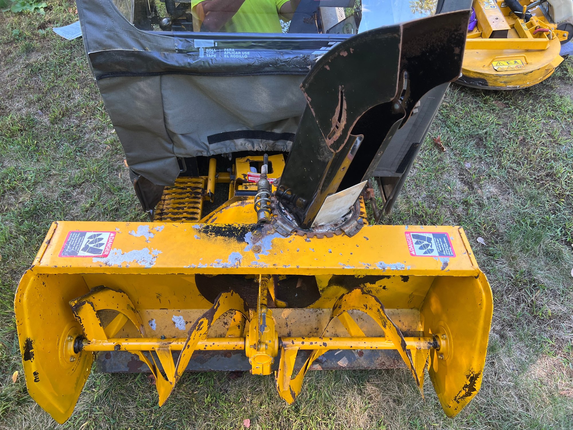 3 - WALKER MOWER MTGHS, COMES WITH: DECK/ENCLOSURE/SNOWBLOWER) OVER ...