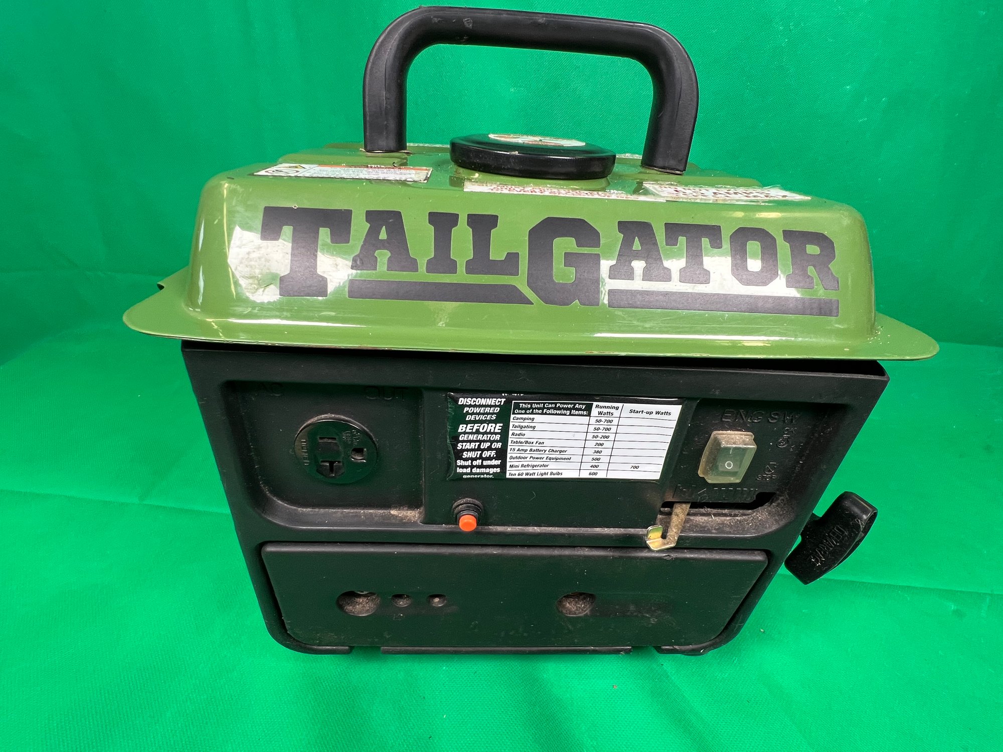 6 - TAIL GATOR PROTABLE GENERATOR #22929 | Auctionninja.com