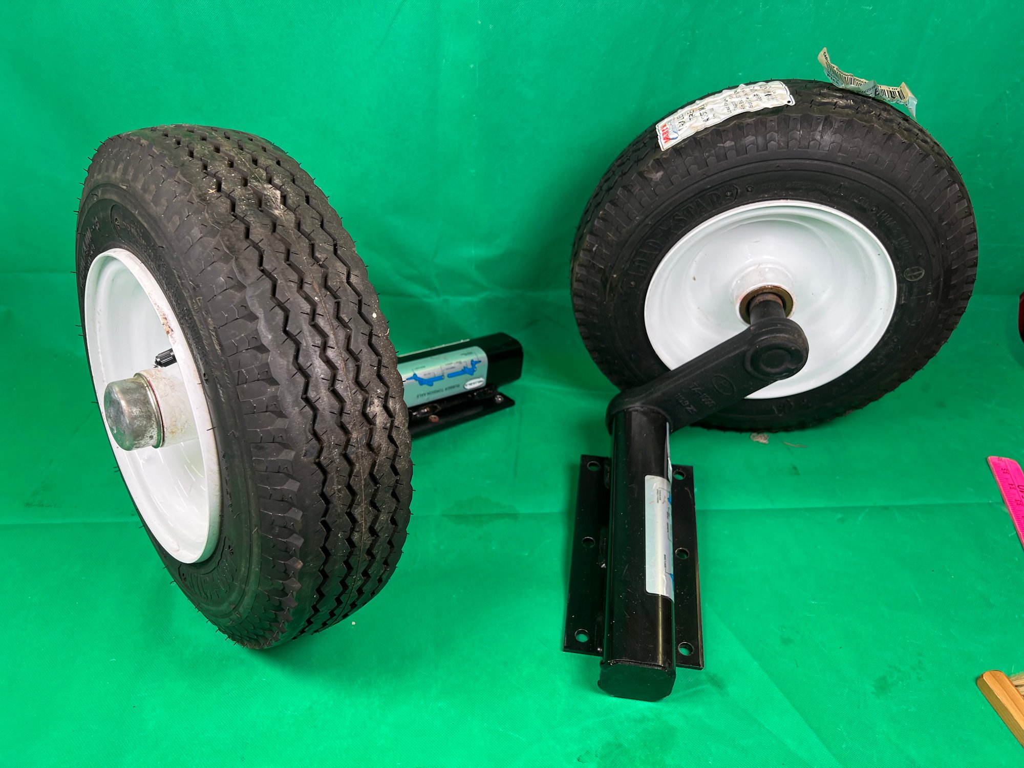 51 - TWO, NEW, MARTIN WHEEL TRAILER TIRE ASSEMBLYS #22974 ...