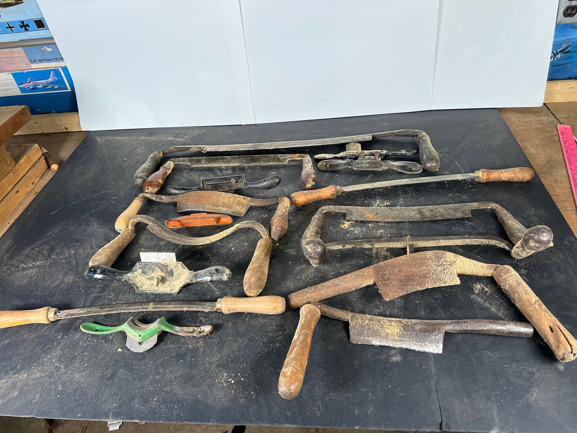 186 - DRAW KNIVES FOR WOOD WORKING #30742 | Auctionninja.com