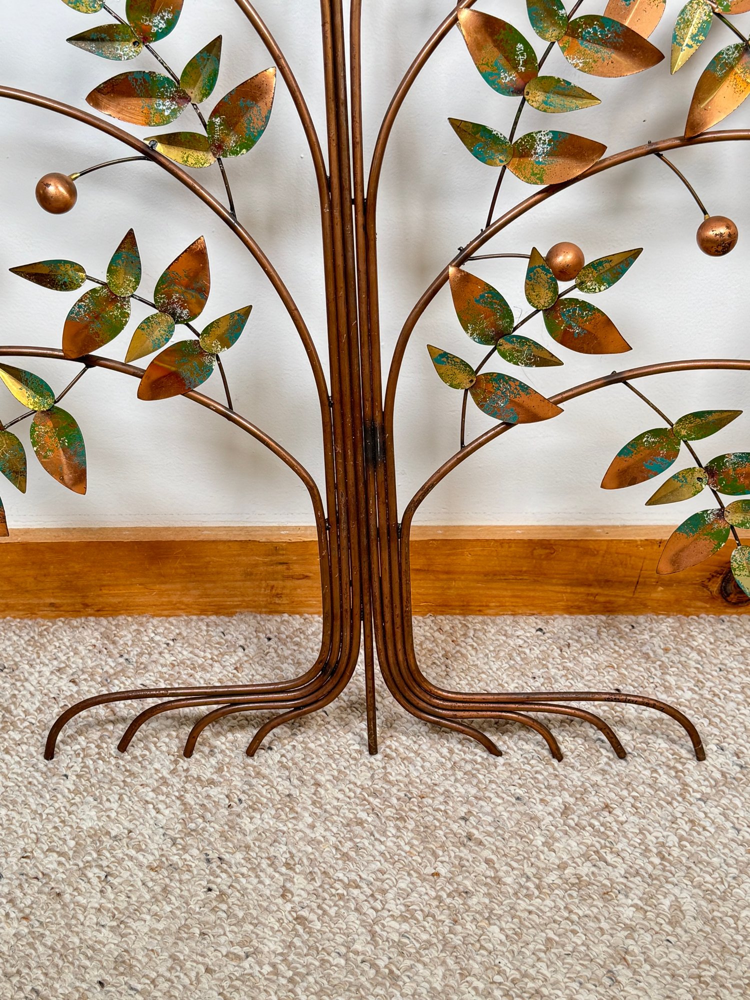(NC54) RARE SIGNED C. JERE MIDCENTURY MODERN TREE OF LIFE WALL ...