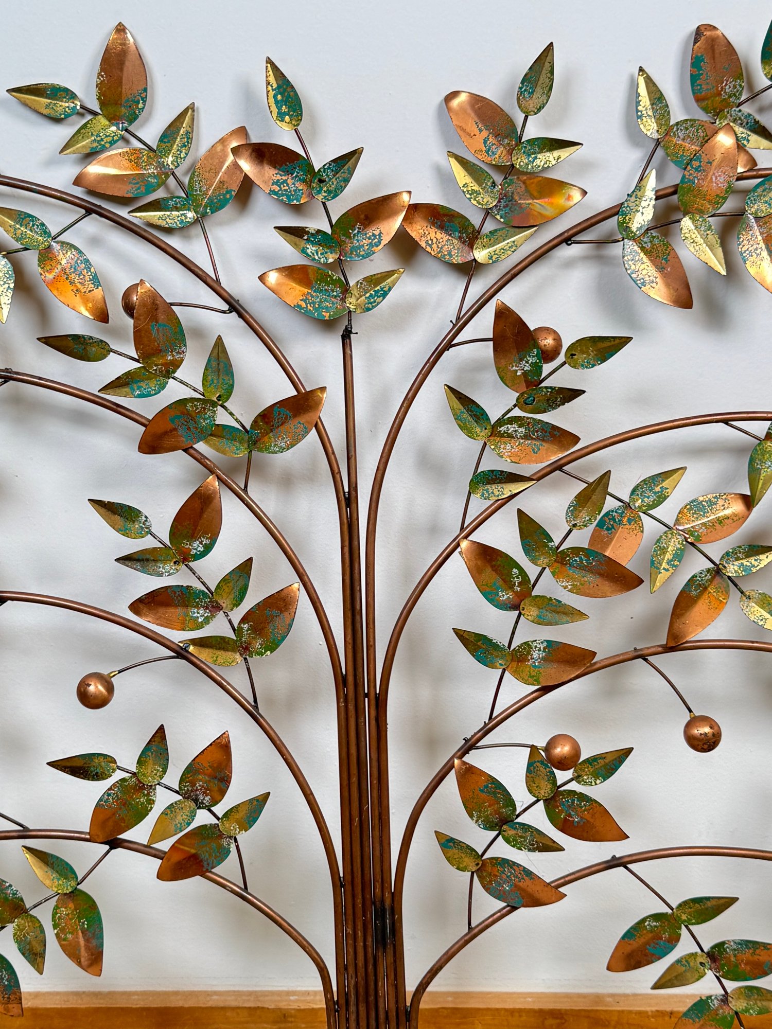 (NC54) RARE SIGNED C. JERE MIDCENTURY MODERN TREE OF LIFE WALL ...
