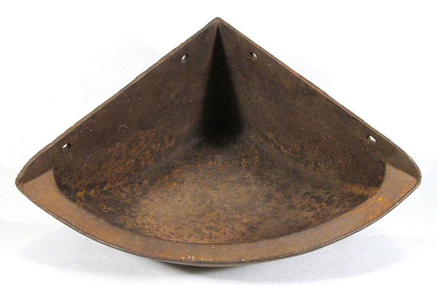 ANTIQUE CAST IRON BARN WALL-MOUNTED CORNER MANGER/FEEDER, 19TH - EARLY ...