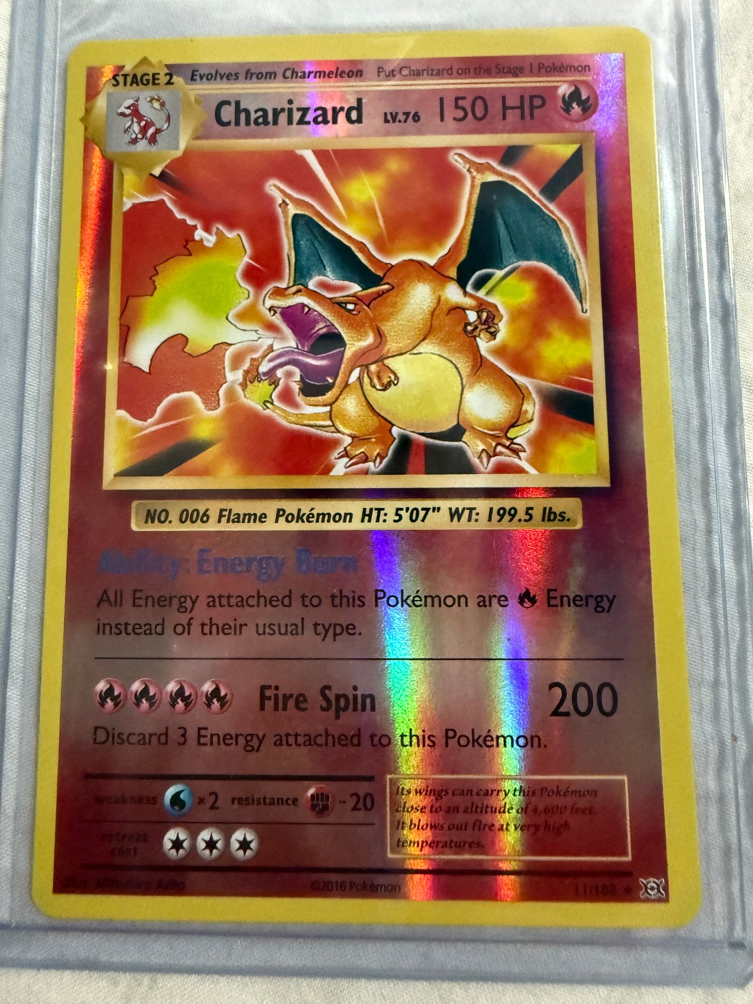 2016 Pokemon Charizard 11/108 #5636 | Auctionninja.com