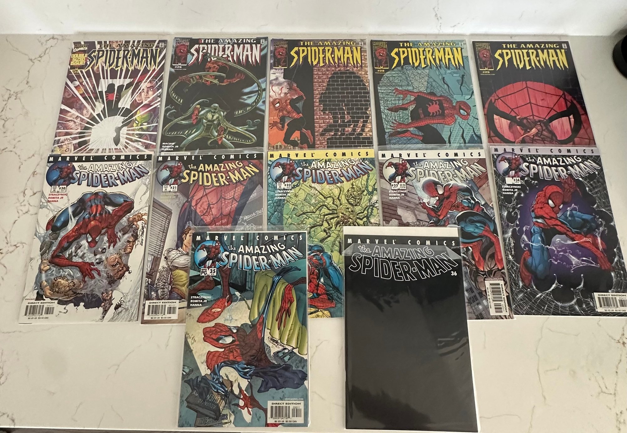 The Amazing Spider-Man #25-36 Jan 2001-Dec 2001 #3257 | Auctionninja.com