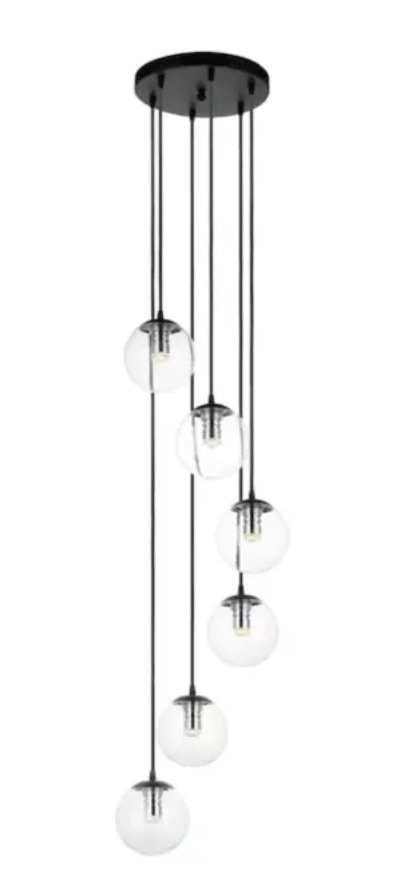 **BRAND NEW** Origin 21 Greenwich 6-Light Black Chandelier #1889 ...