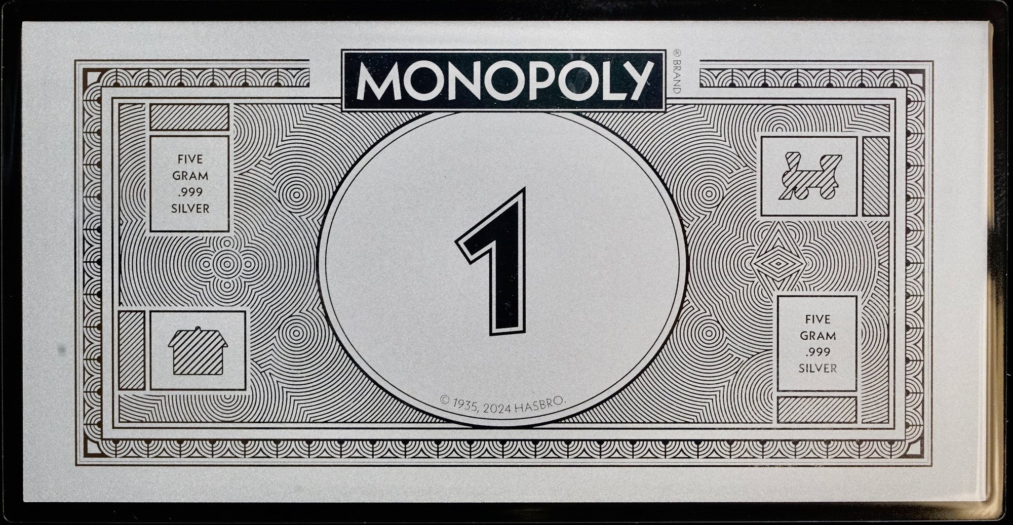 2024 Samoa 5 Gram Monopoly Foil Silver Note. Only 10k Minted #3109 ...