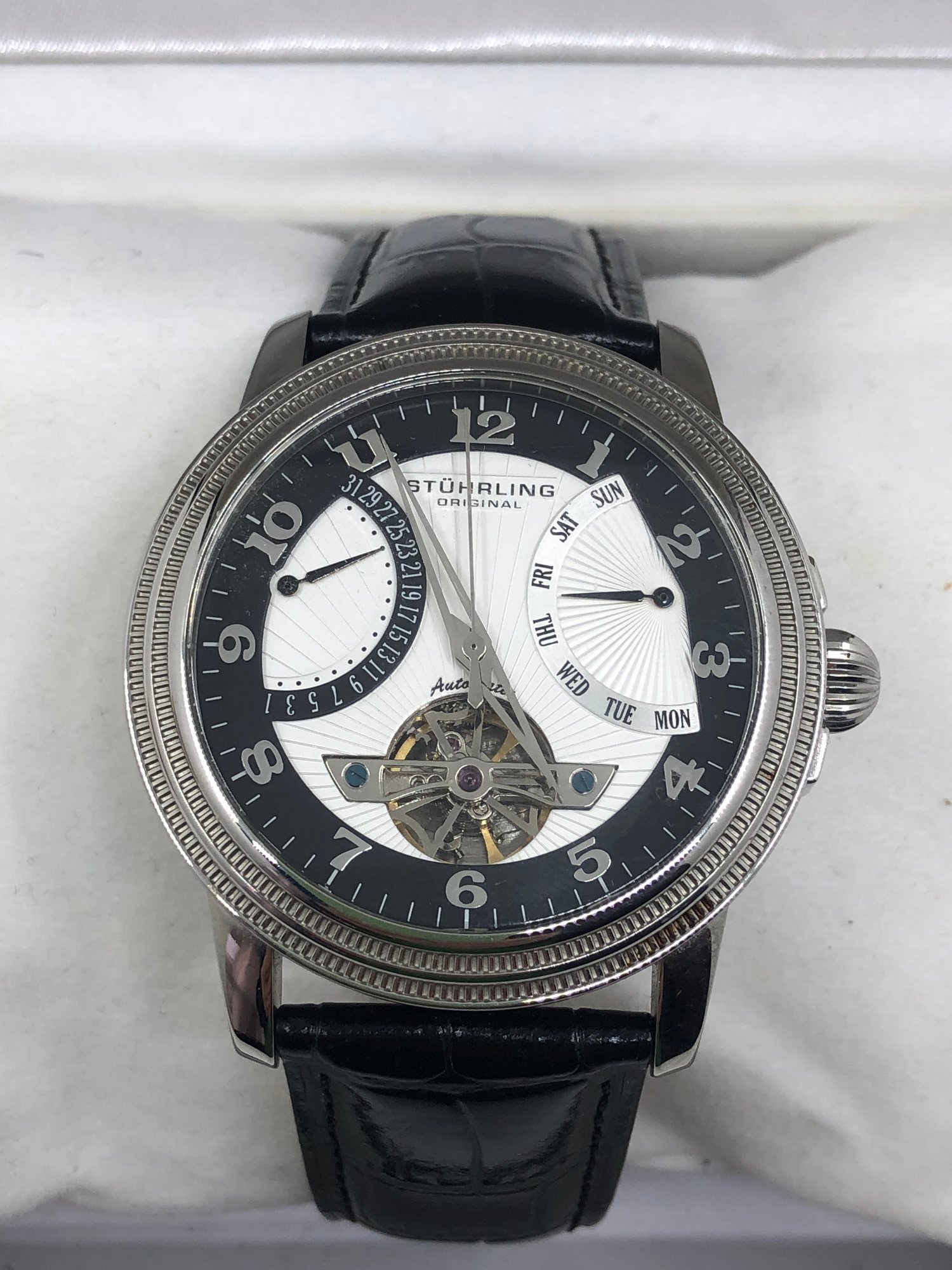 Stuhrling Men's Automatic Watch (W3) #7500 | Auctionninja.com