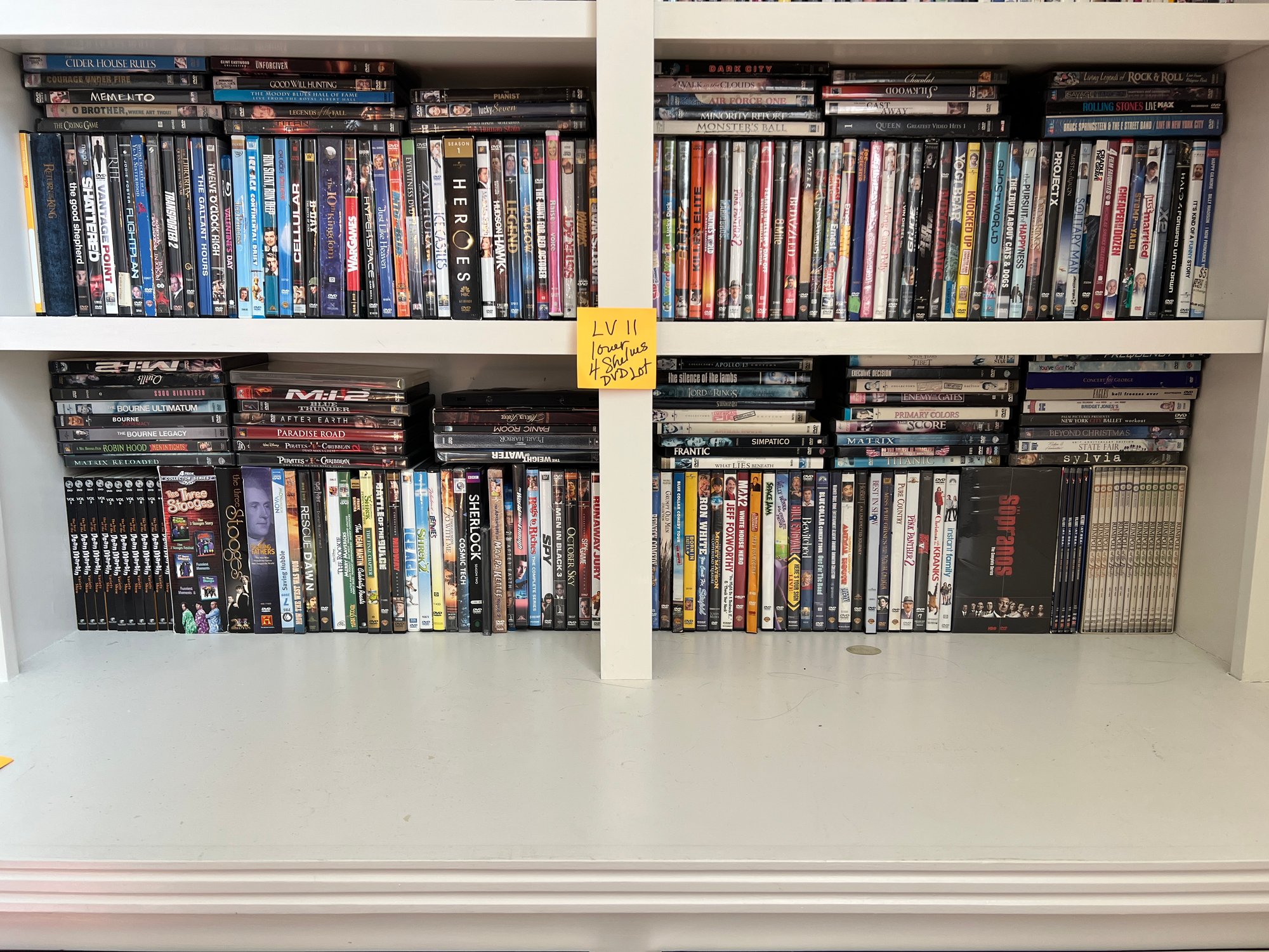 DVDs - Lower 4 Shelves (LV11) #9450 | Auctionninja.com