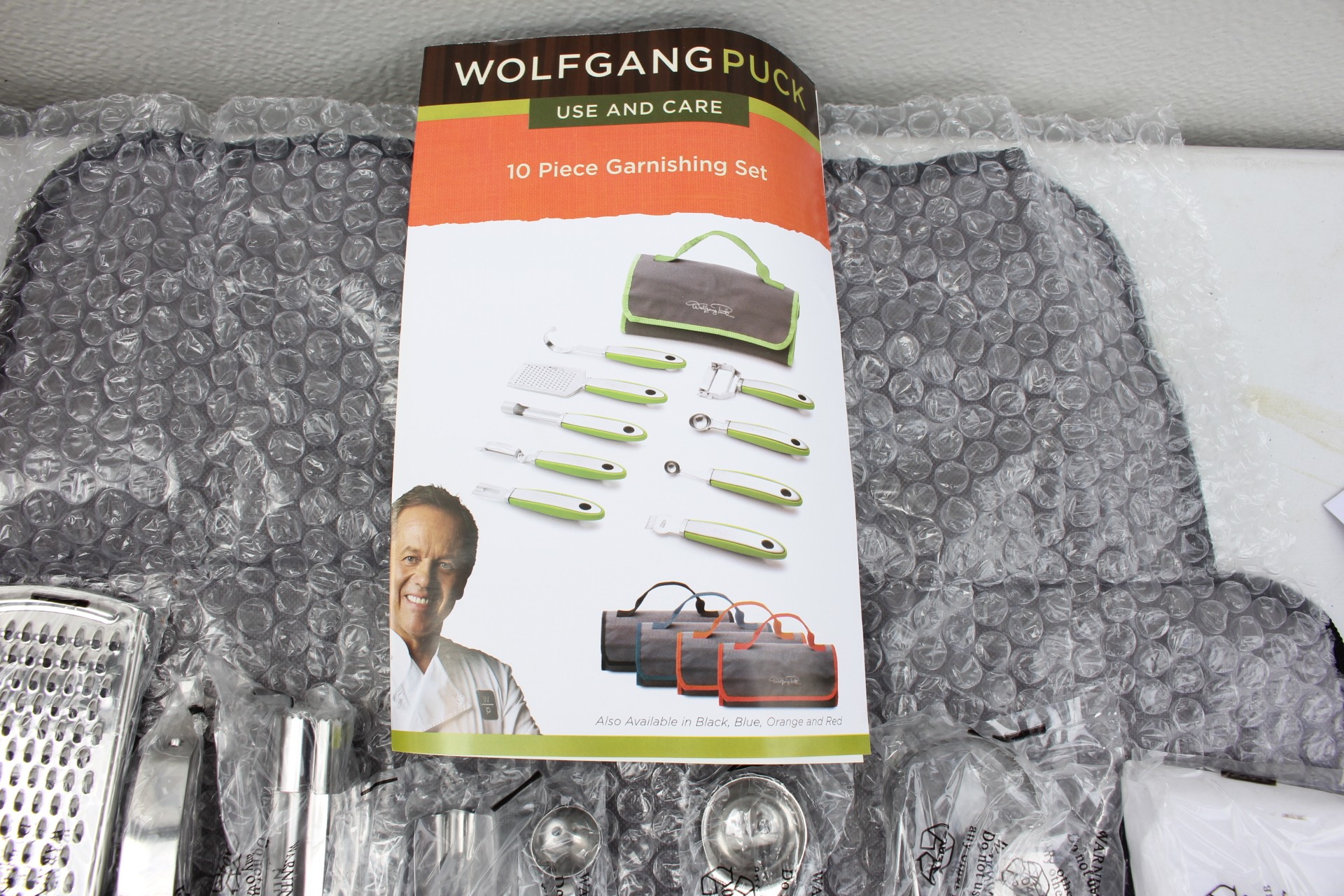 10 Piece Wolfgang Puck Garnishing Set (7) #11812 | Auctionninja.com