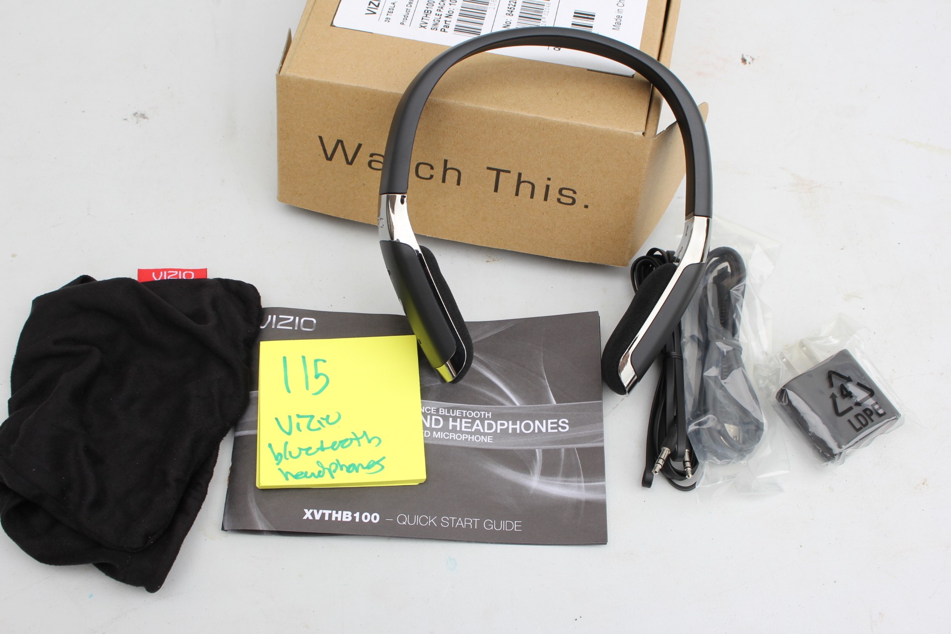 Vizio Bluetooth Headphones (115) #11919 | Auctionninja.com