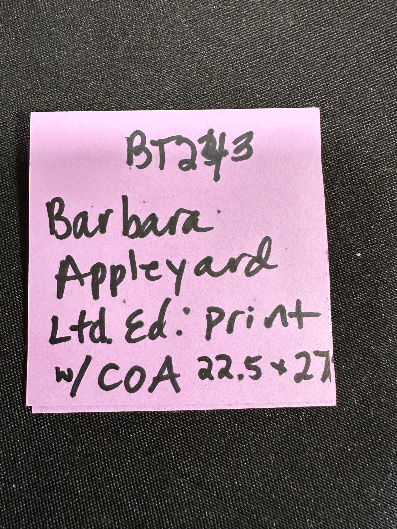 Barbara Appleyard Limited Edition Print With COA (BT243) #9801 ...