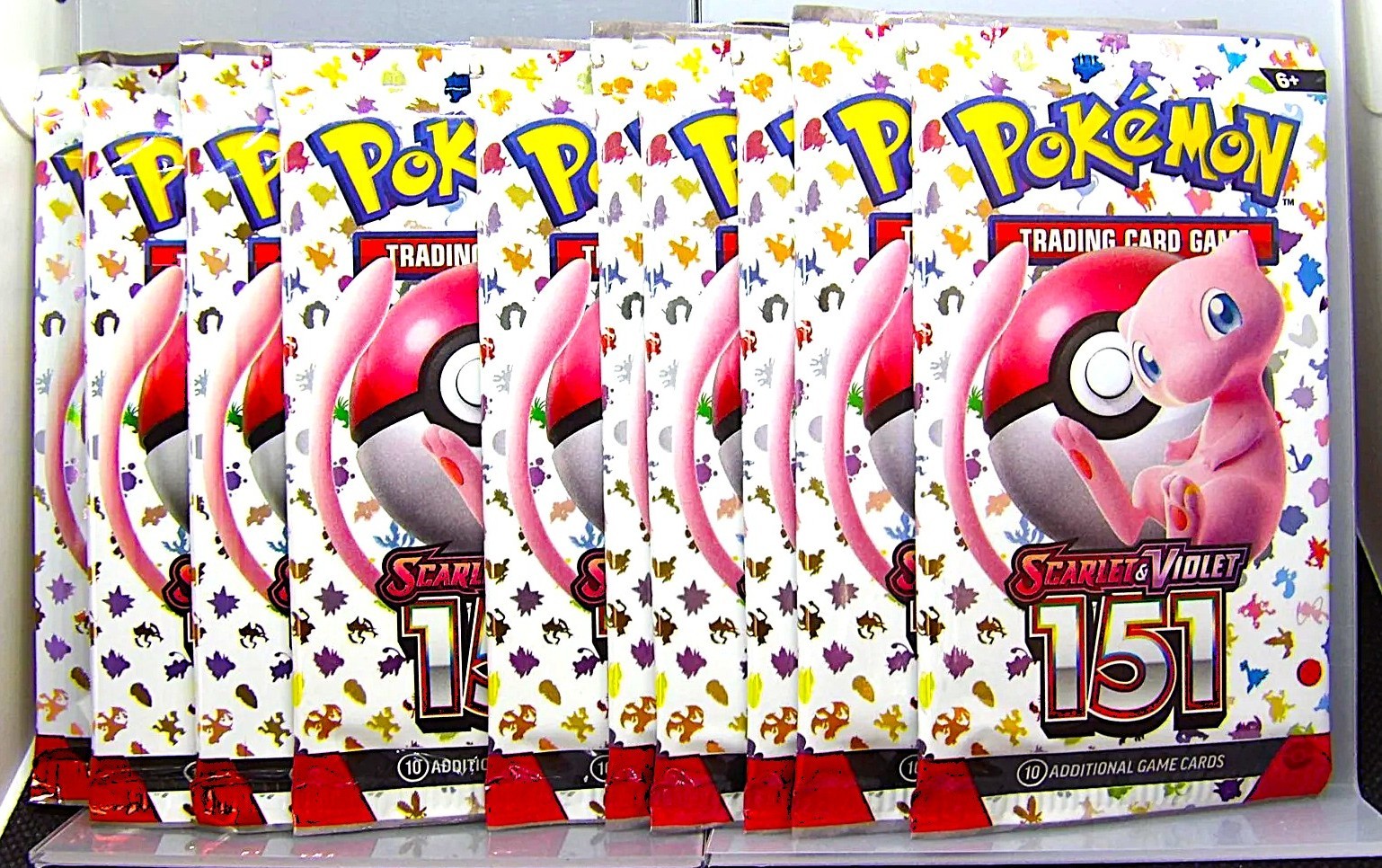 10 X Packs: Pokemon 151 {Booster} #7452 | Auctionninja.com
