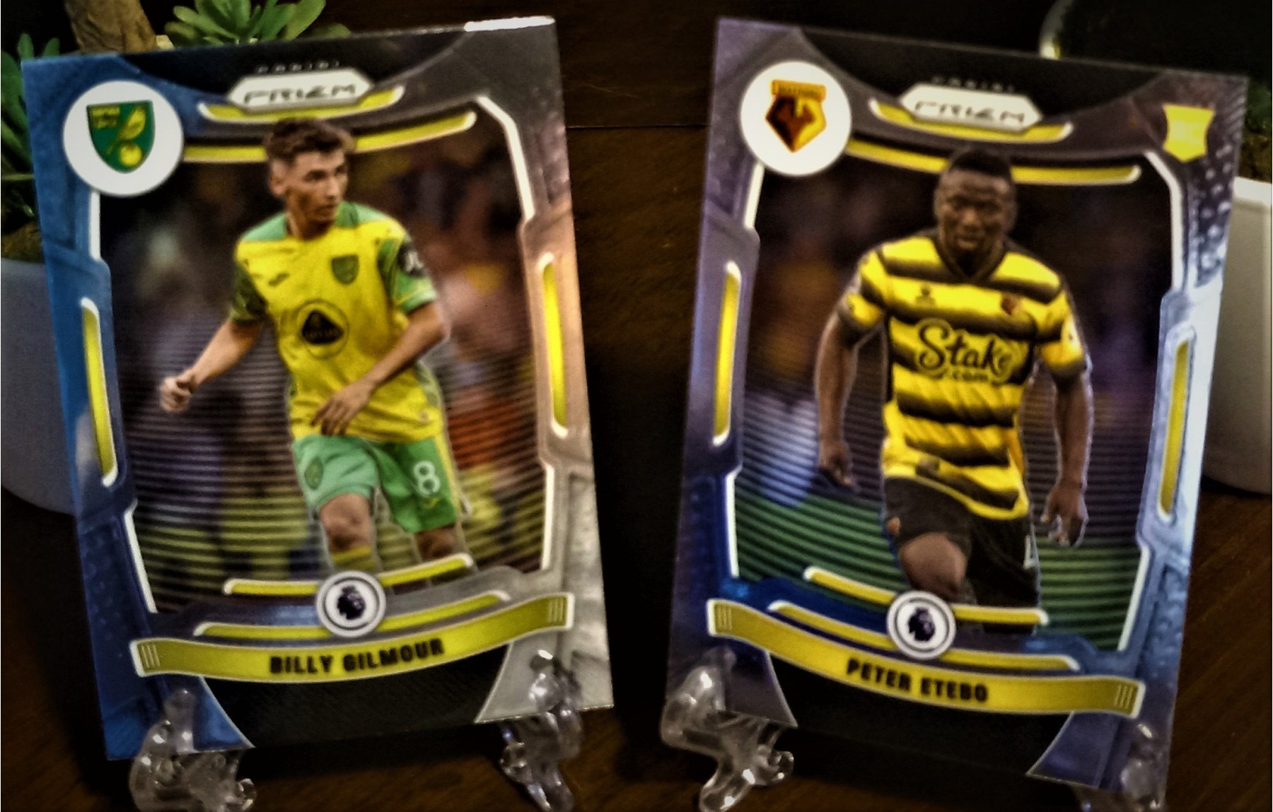 2021-22 Panini Prizm Premier League Soccer: Billy Gilmour & Peter Etebo ...