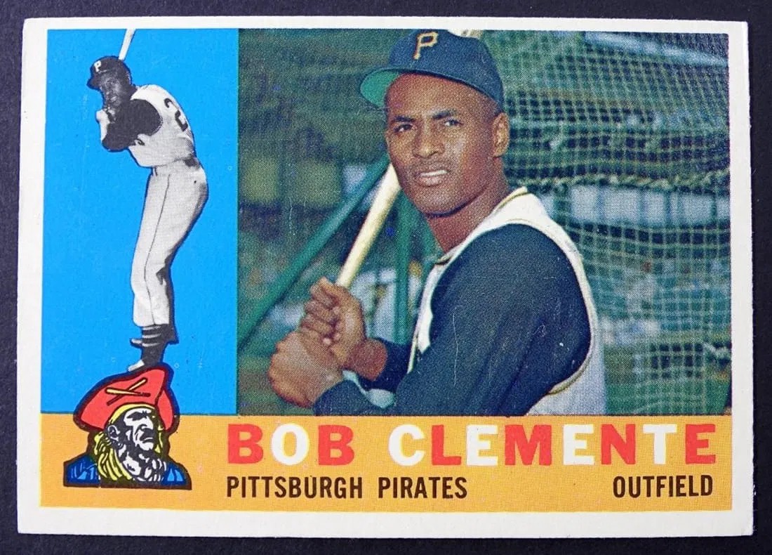 1960 Topps: Roberto Clemente #7369 | Auctionninja.com