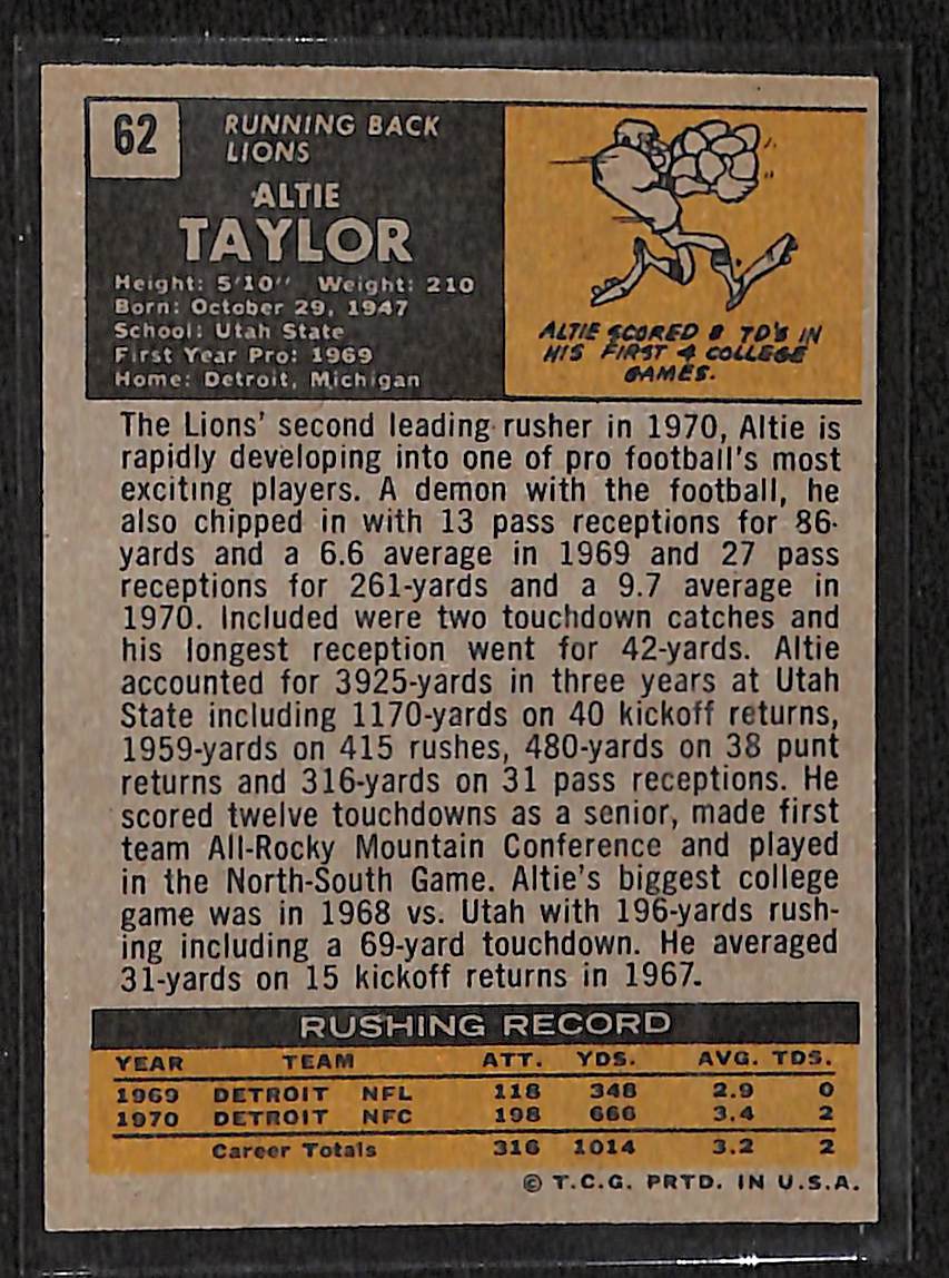 Topps 1971: Altie Taylor #6333 | Auctionninja.com