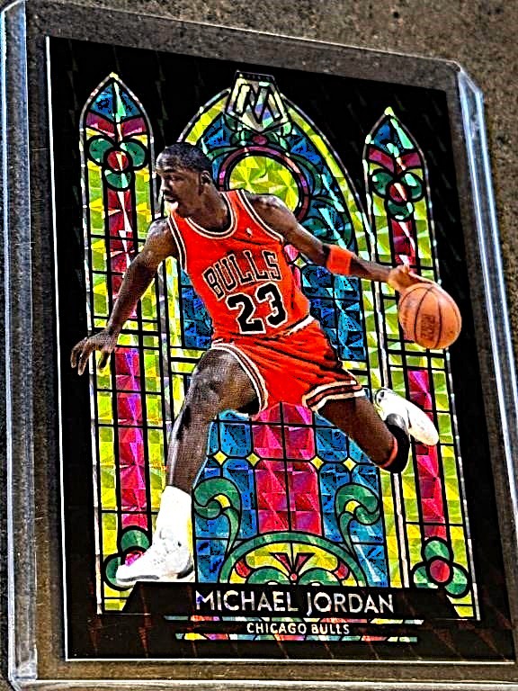 2021-22 Panini Mosaic Novelty Card: Michael Jordan {Stained Glass ...