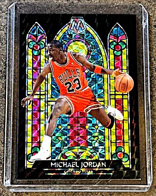 2021-22 Panini Mosaic Novelty Card: Michael Jordan {Stained Glass ...