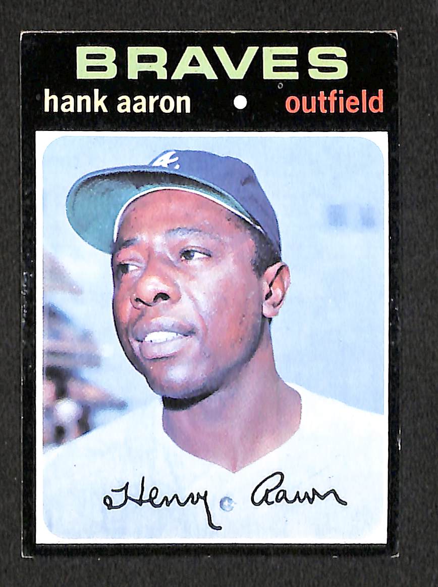 1971 Topps: Hank Aaron #7115 | Auctionninja.com