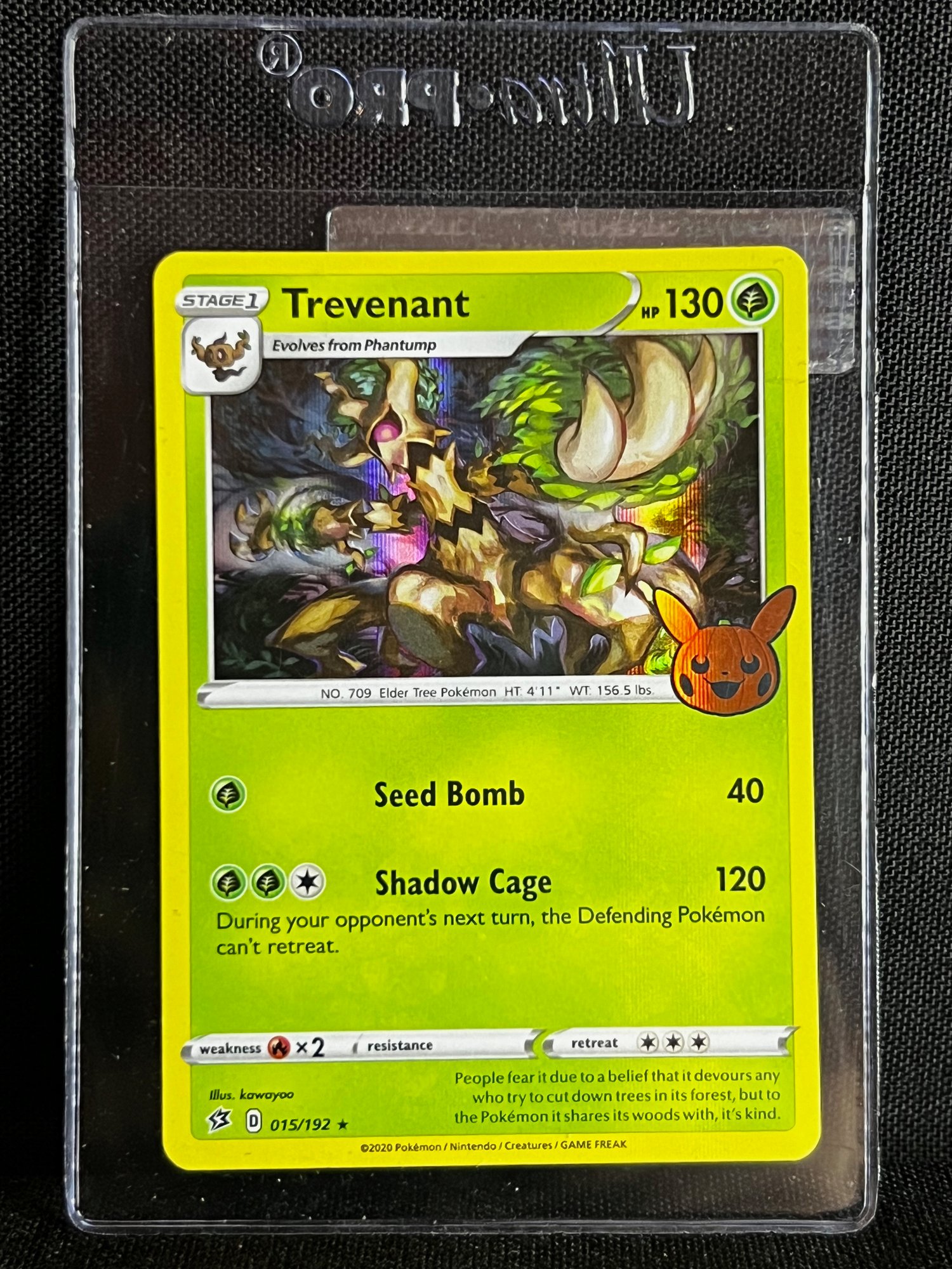 Pokemon Trading Card, No. 709, Stage 1 Trevenant, Evolves From Phantump ...