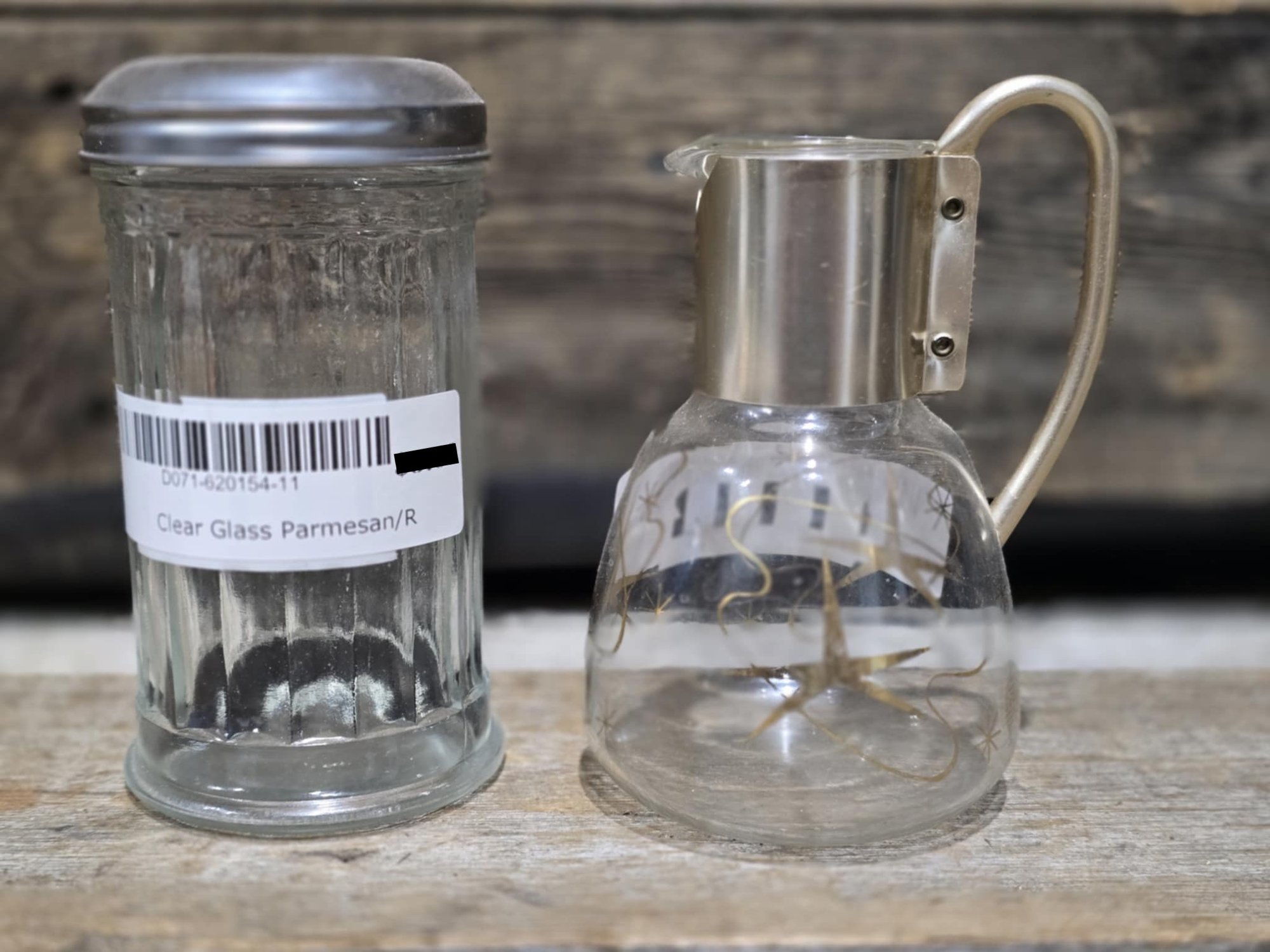 Vintage Pyrex, Weico Glass Carafe, Gold Atomic Starburst & Clear Glass ...