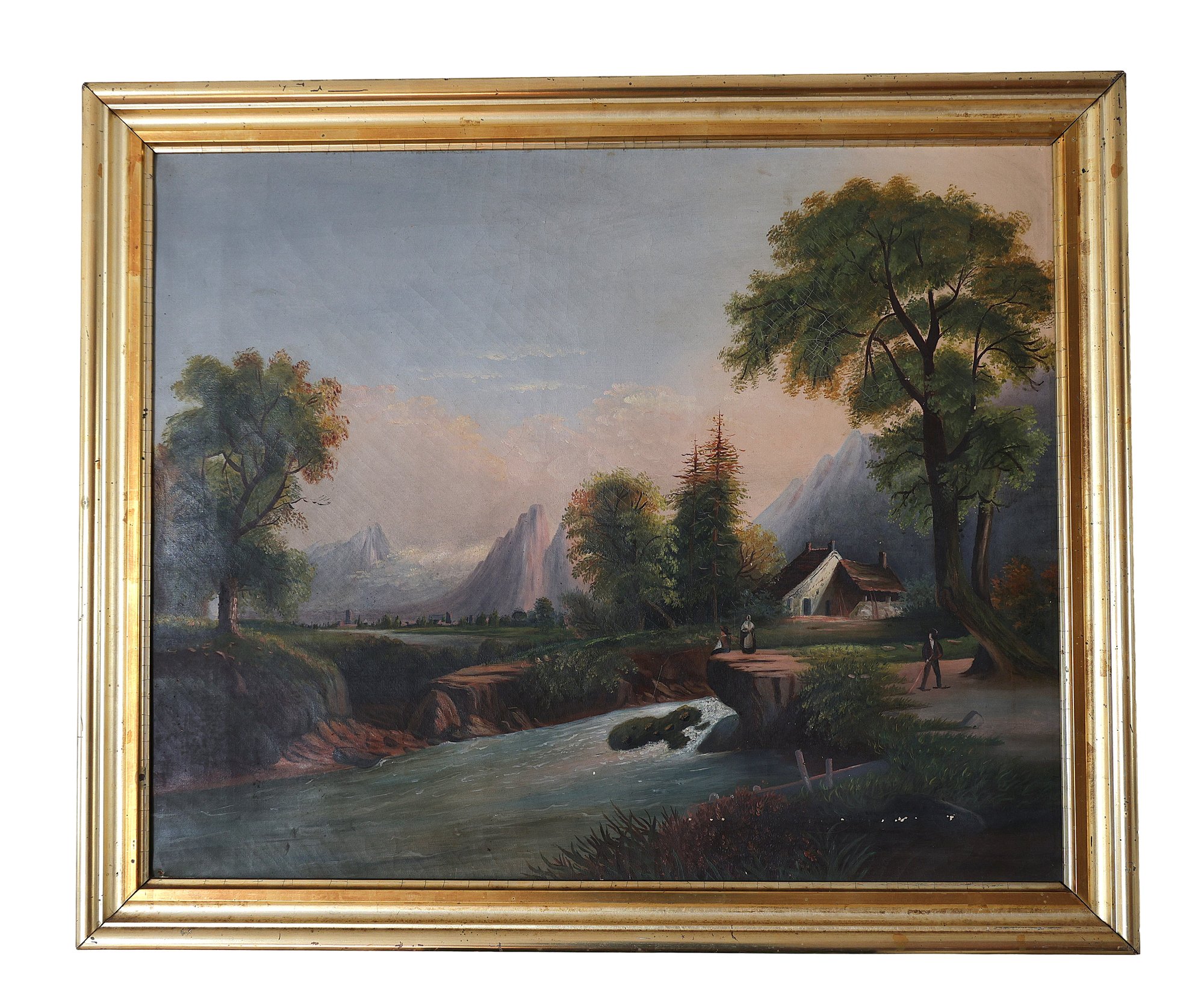 Original Oil Painting Circa 1840 - Shippable #18011 | Auctionninja.com
