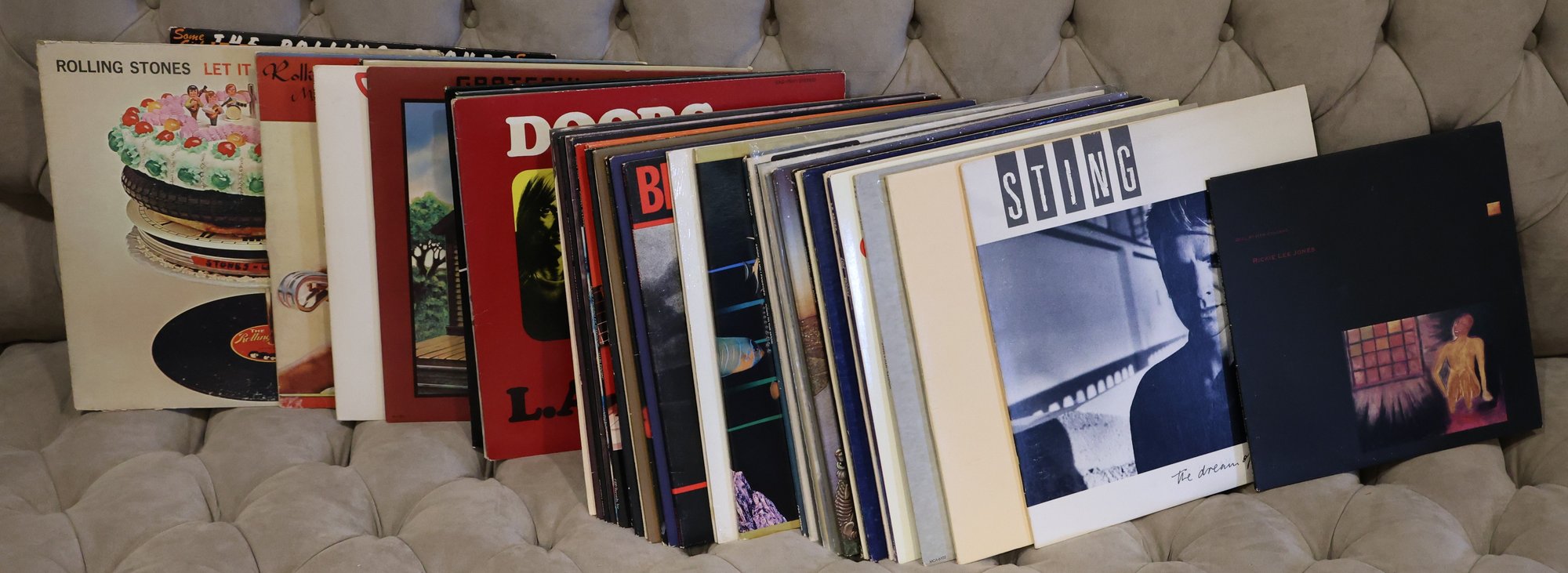 Vintage Vinyl Records Albums And Large Collection Of 45's - Shippable ...