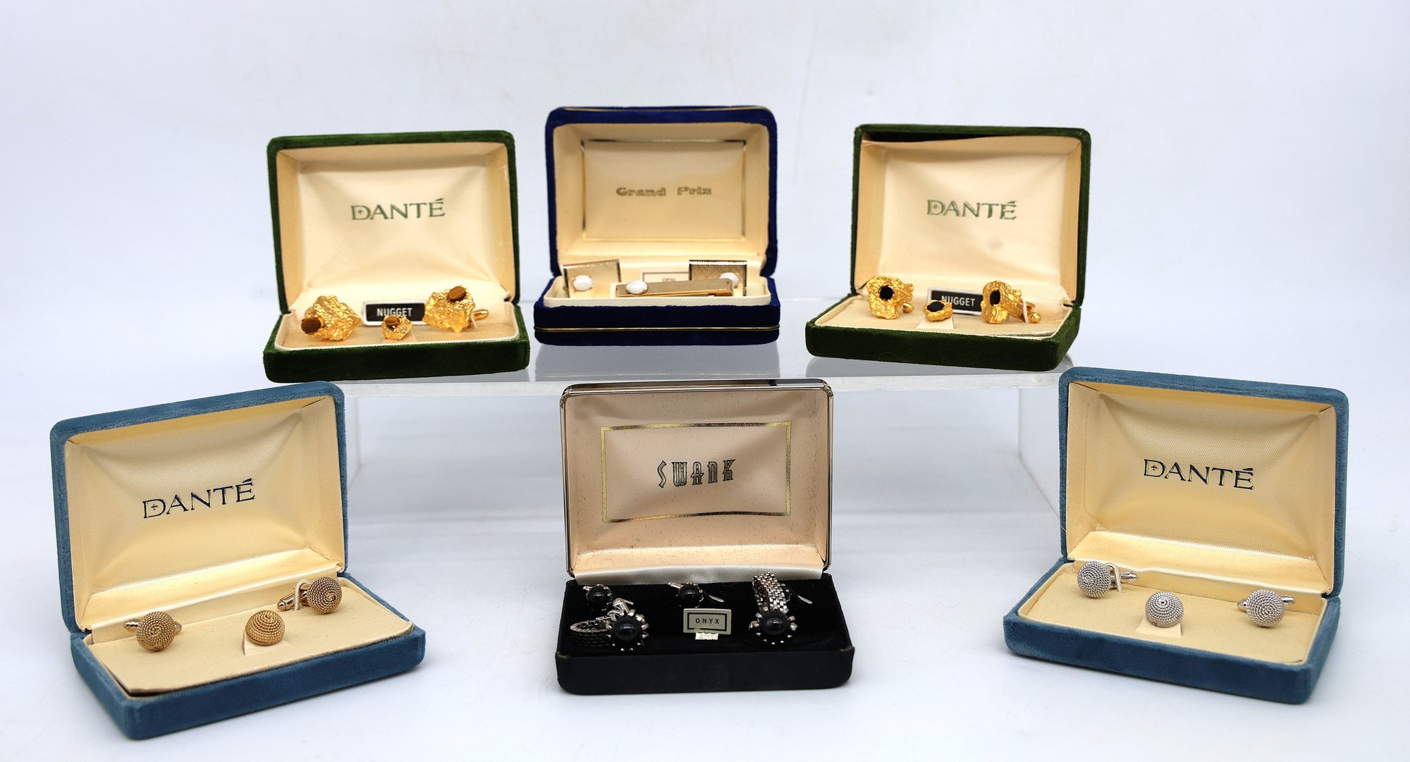 6 Boxes Cufflink Sets- Shippable #18387 | Auctionninja.com