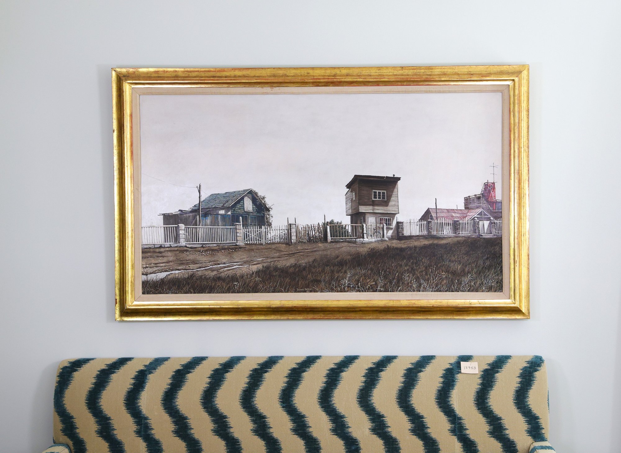 Large Thomas Daskam Signed And Dated 1971 Original Oil Painting #18954 ...