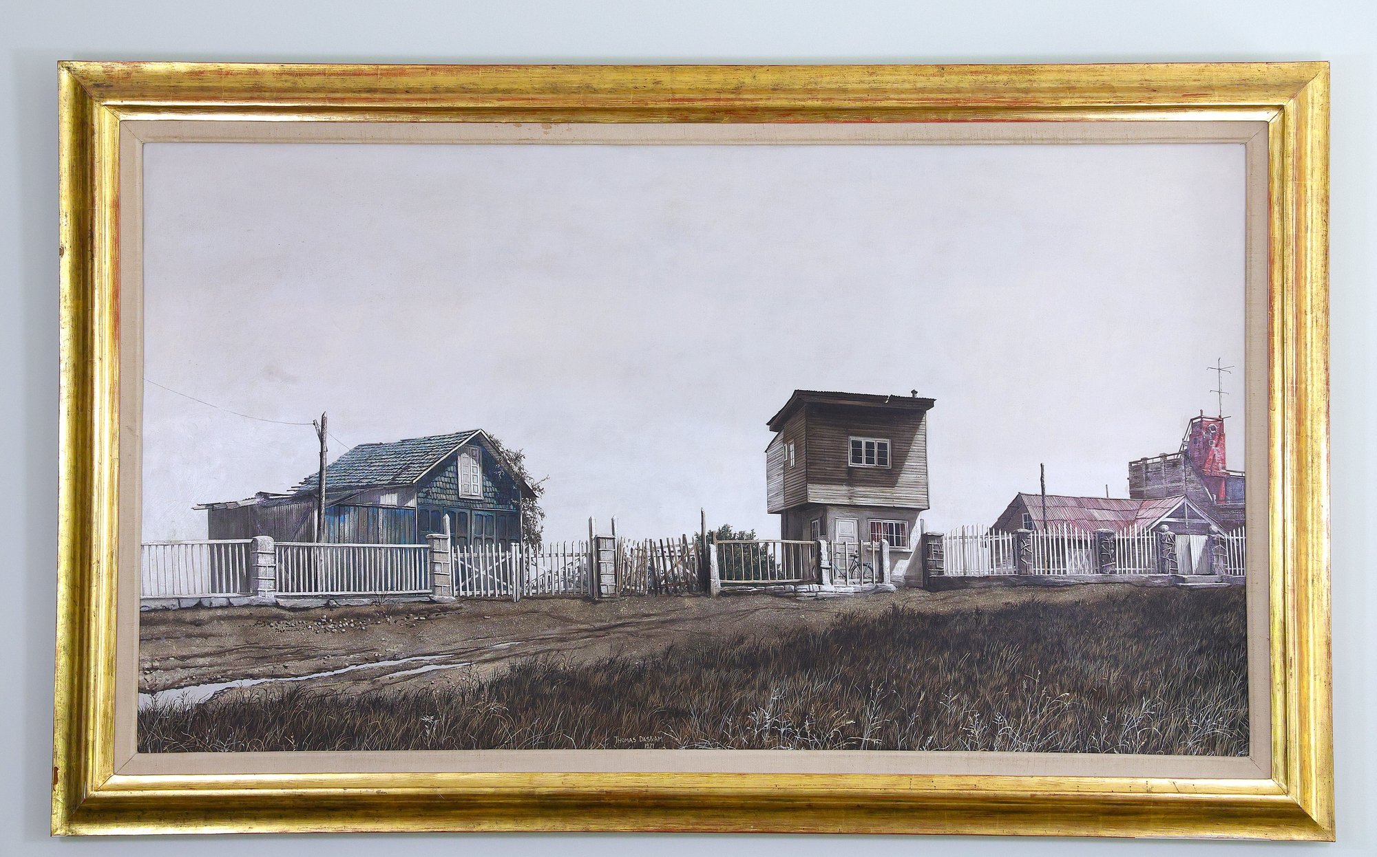 Large Thomas Daskam Signed And Dated 1971 Original Oil Painting #18954 ...