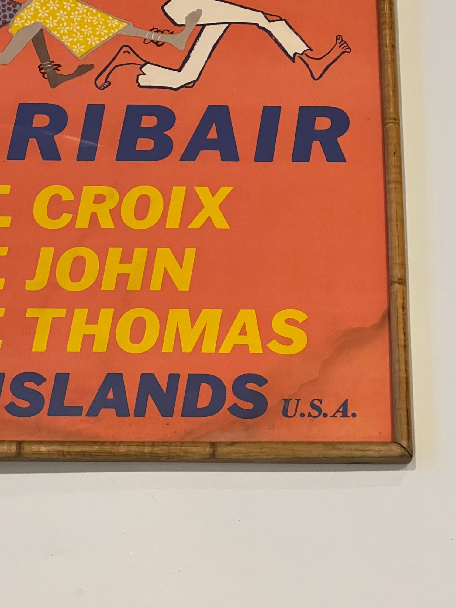 Fly Caribair Two Original Airline Travel Posters-shippable #17689 ...