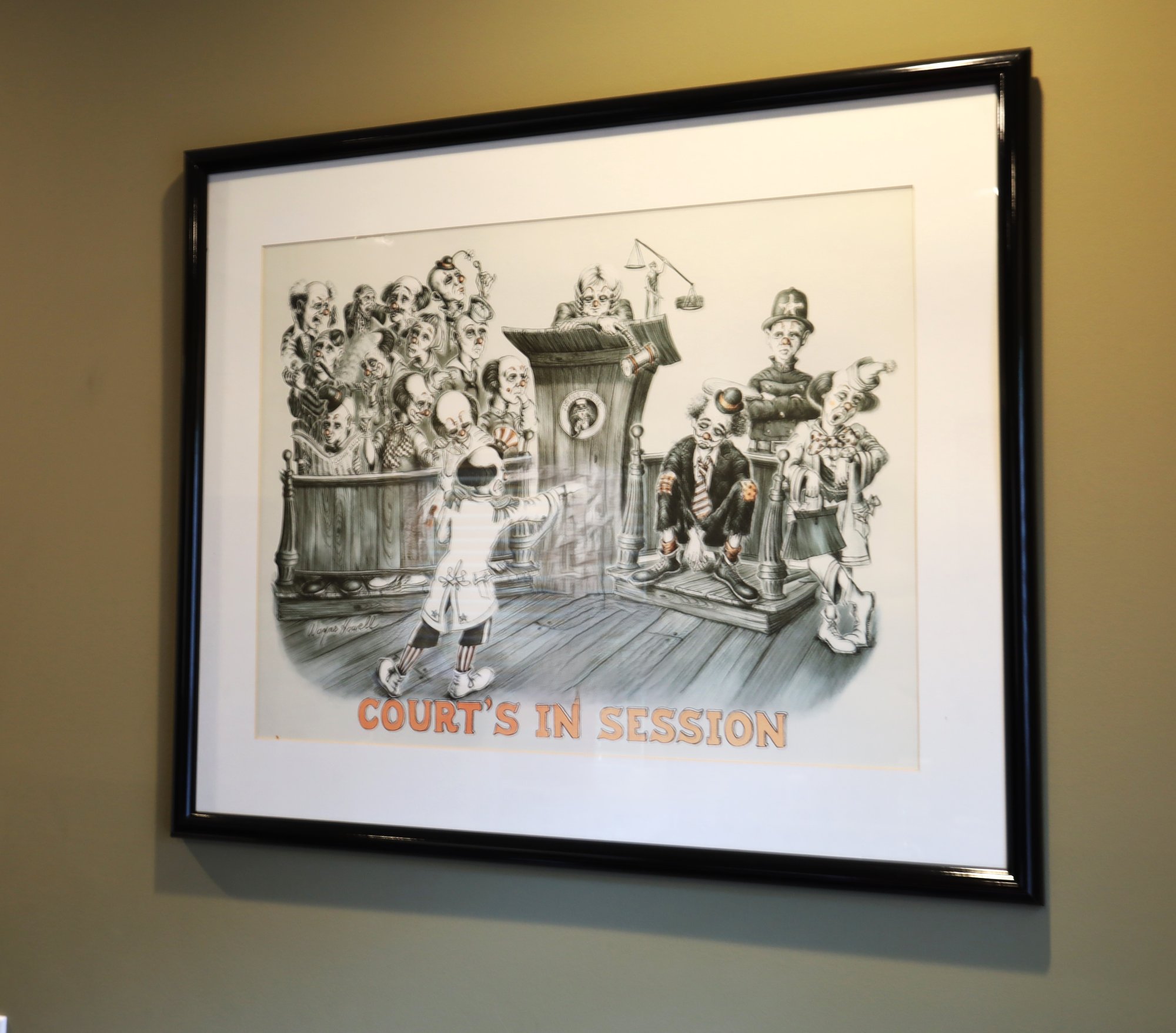 Courts In Session By Wayne Howell #16859 | Auctionninja.com